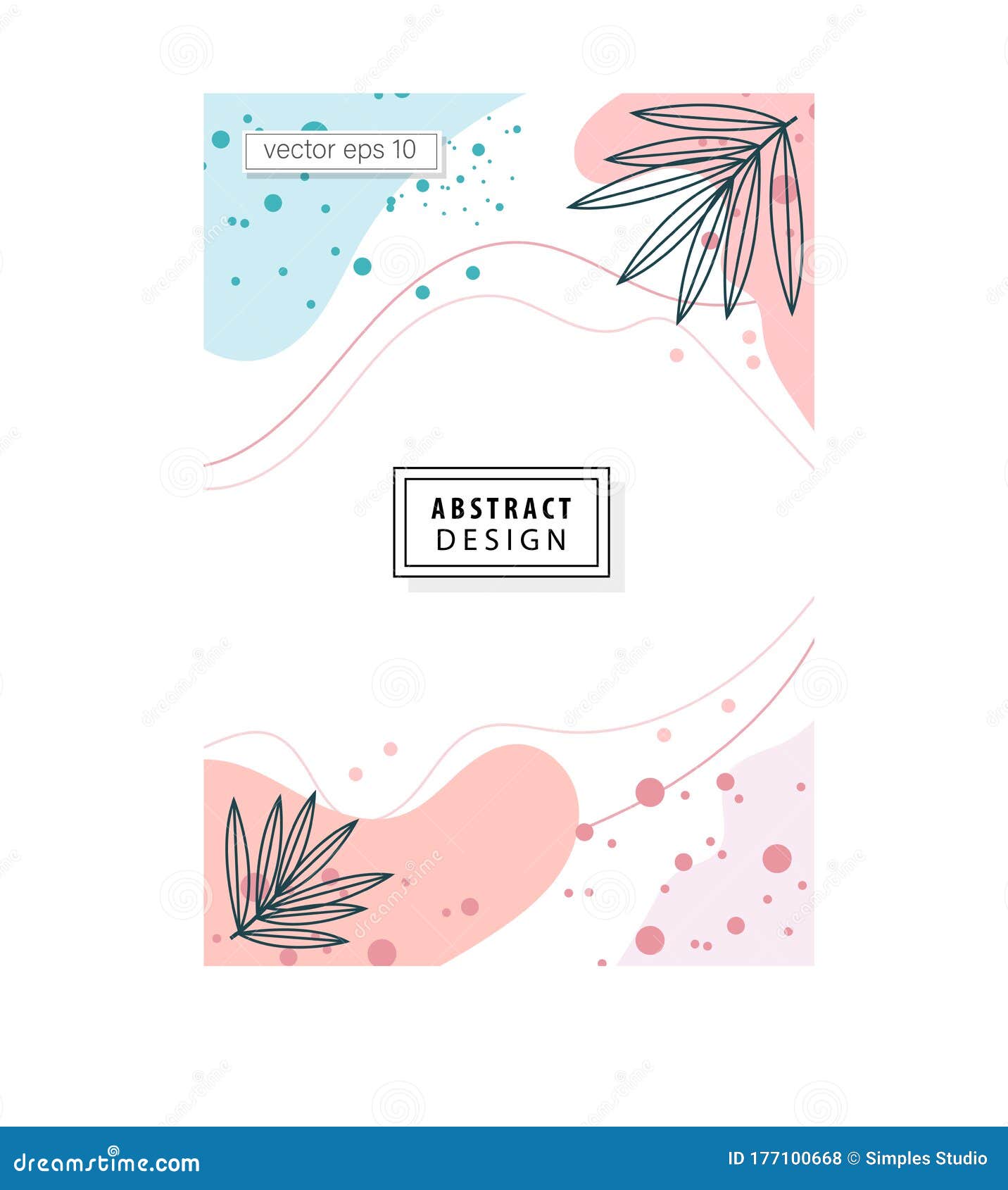 Social Media Stories and Creative Posts. Background Template with Copy ...