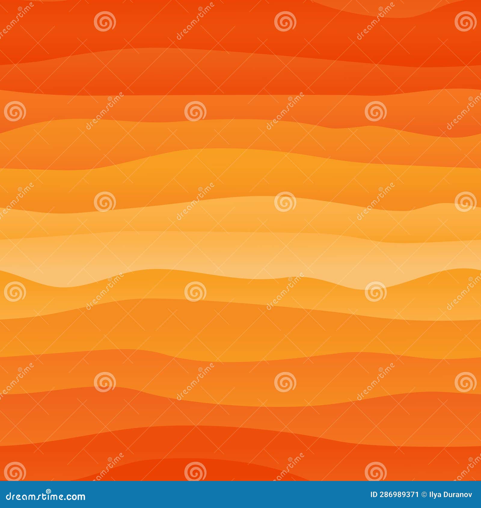 Wavy Stripes Seamless Pattern with Orange To Yellow Gradient Stock ...