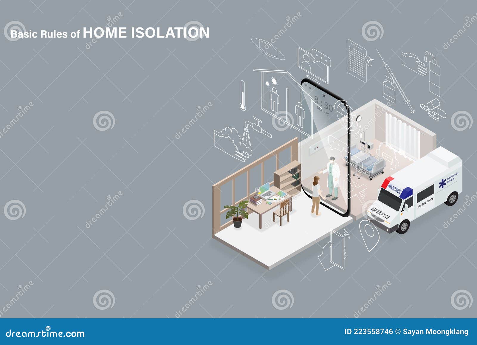 Basic Rules of Home Isolation Concept when Diagnosed As Infected with ...