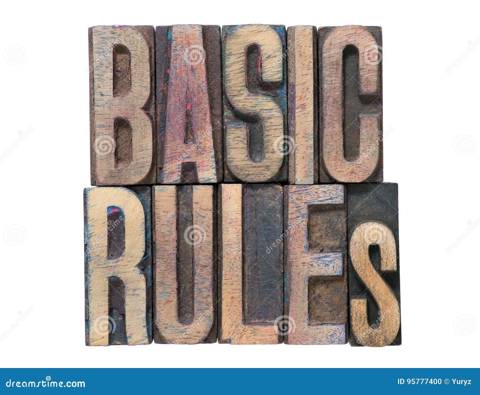 Basic rules isolated stock photo. Image of white, attitude - 95777400