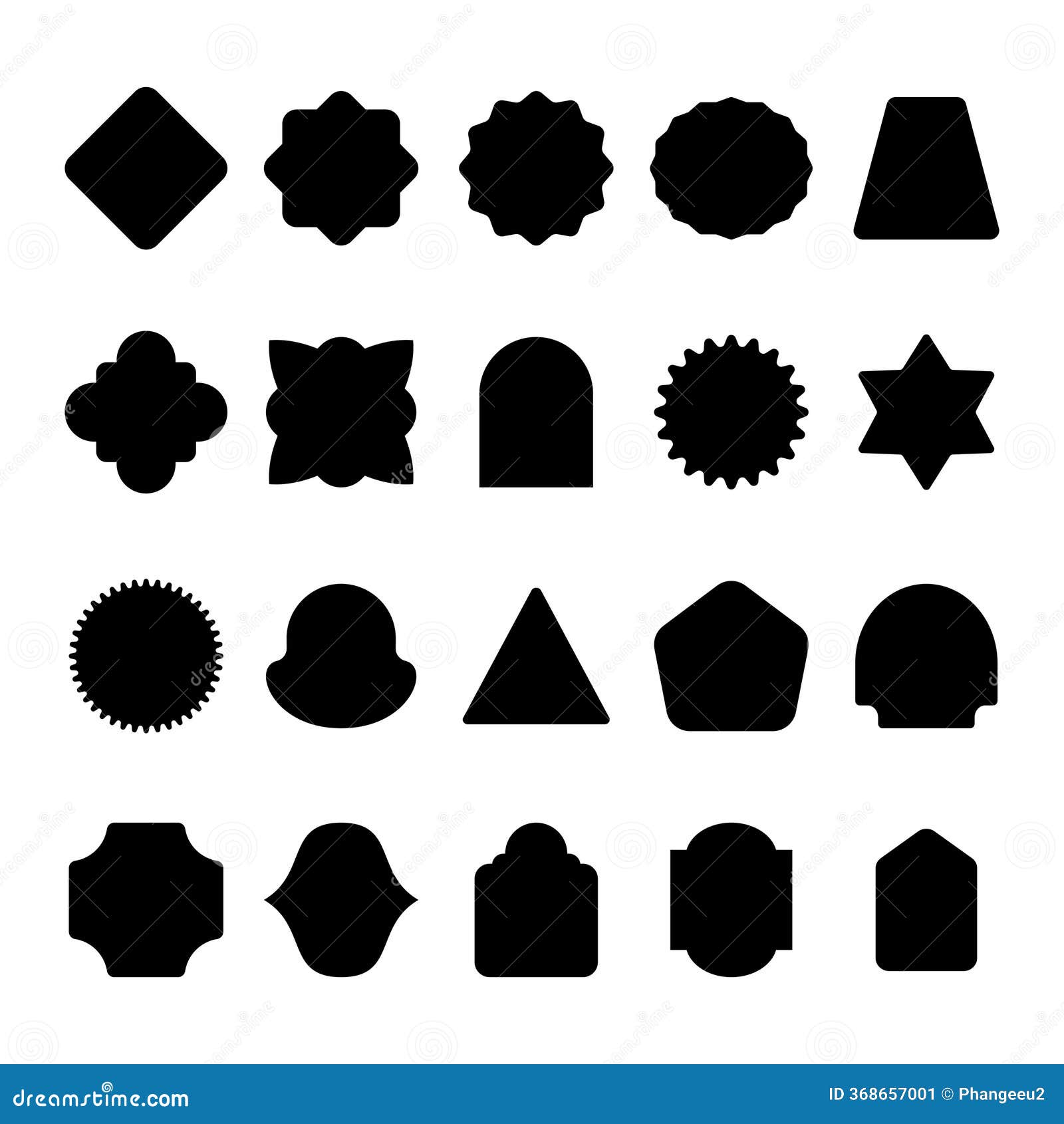 Basic Label Set Stock Image | CartoonDealer.com #40351567