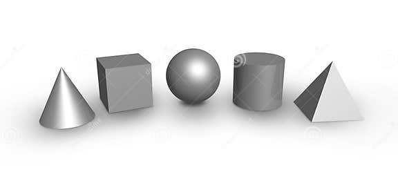 Basic Shapes stock illustration. Illustration of cone - 5307859