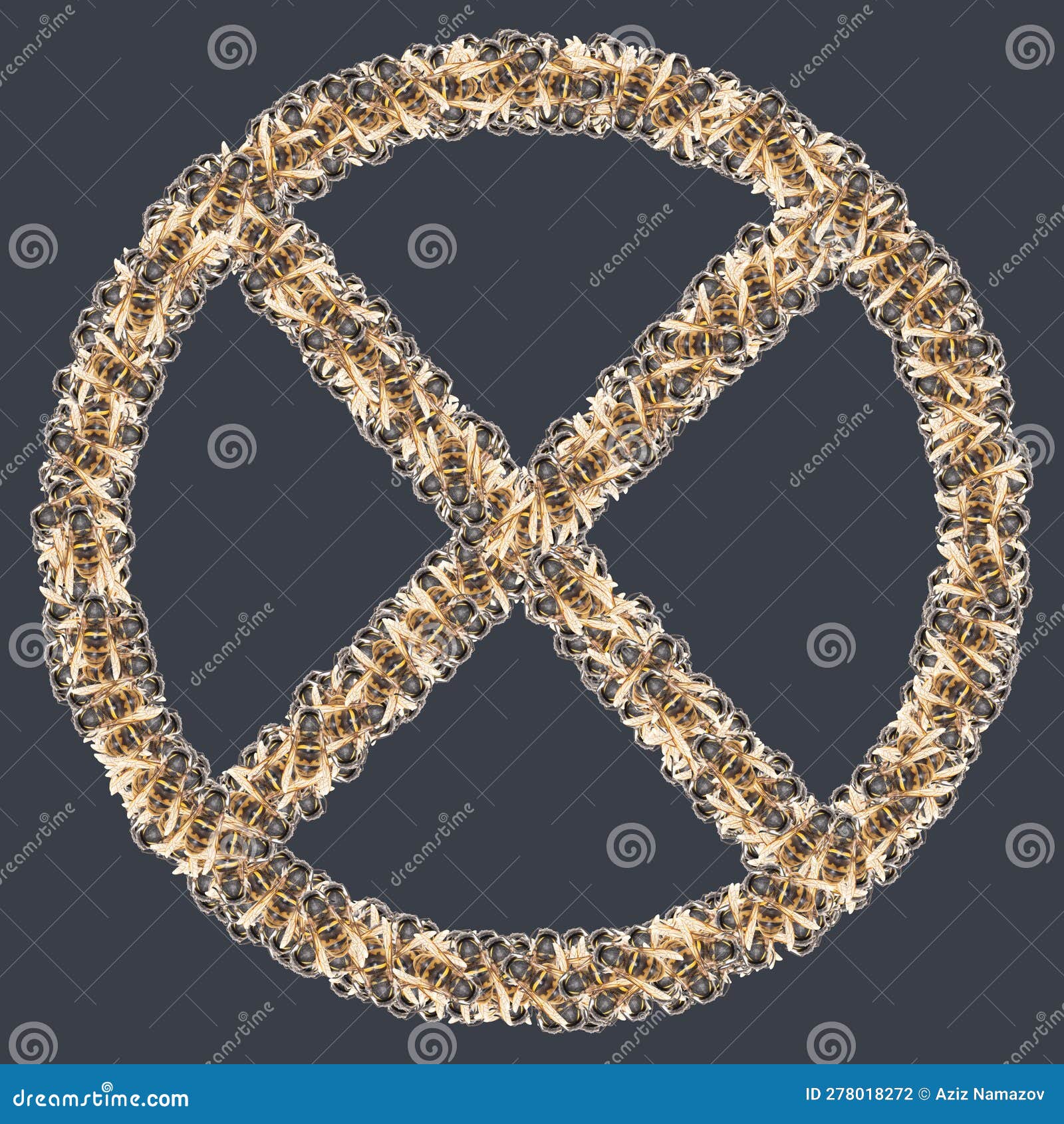 Basic Shapes with Honey Bees Stock Photo - Image of style, collection ...