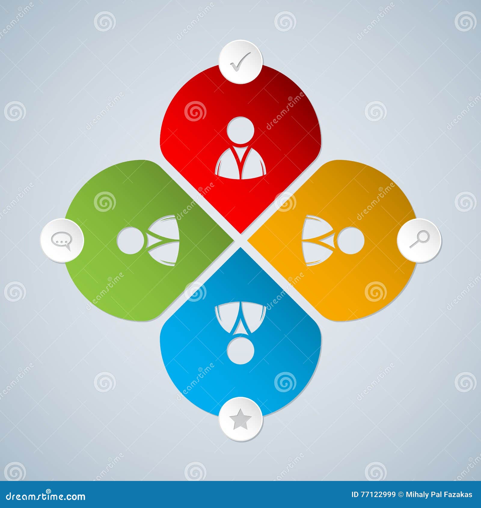 Basic Social Networking Options Stock Vector - Illustration of approval ...