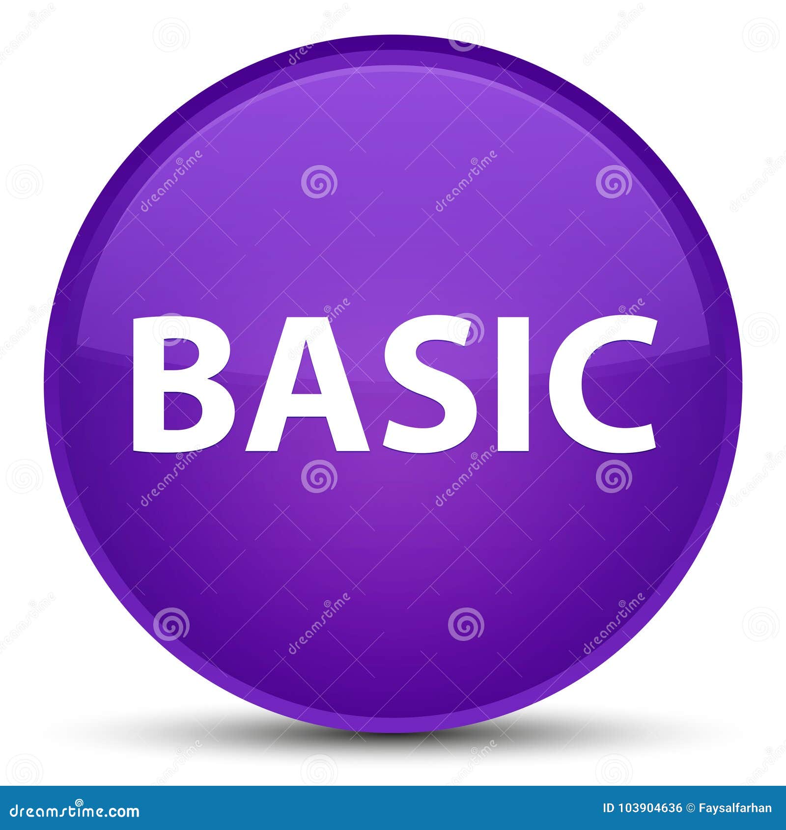 Basic Special Purple Round Button Stock Illustration - Illustration of ...