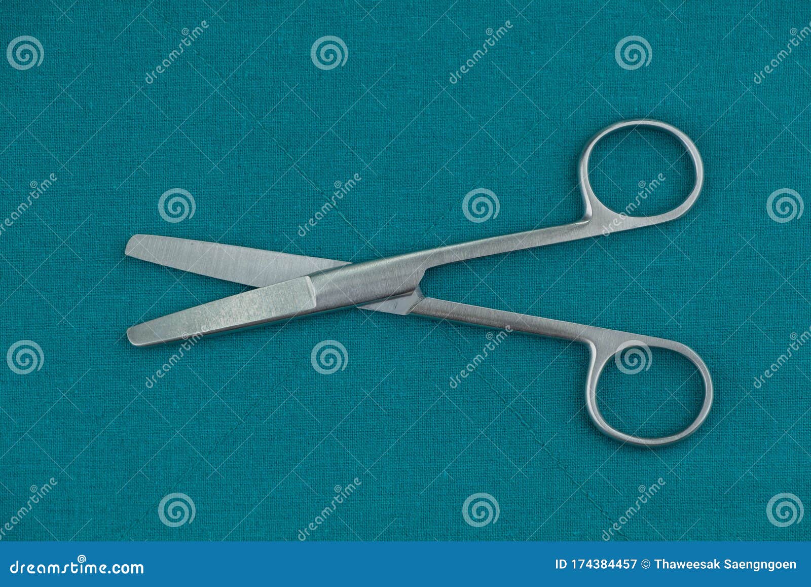 Basic Surgical Instrument Stainless Steel Straight Operation Scissors B ...