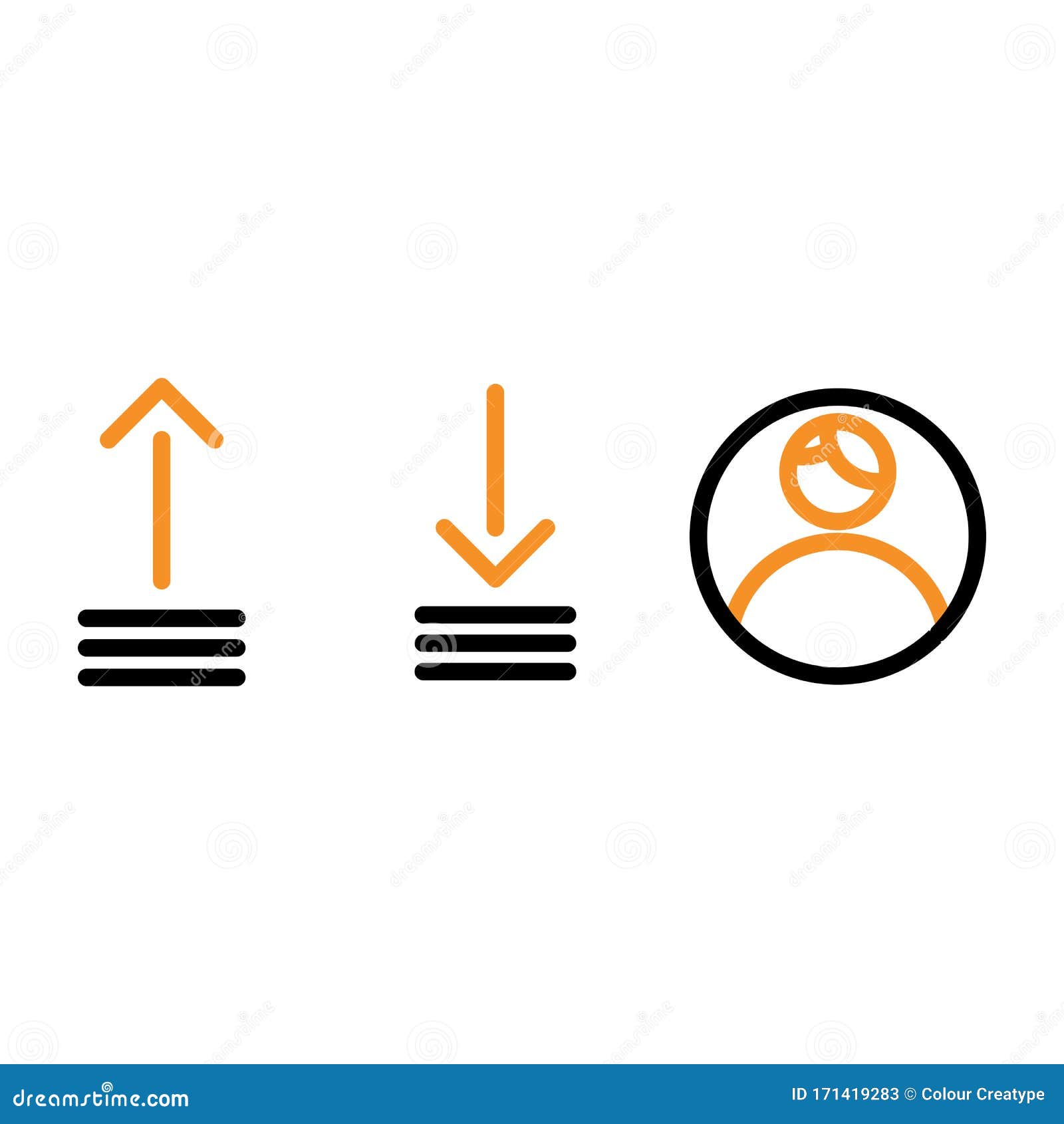Basic User Interface Icon Set Outline Include Control, Option, Switch, Toggle, Remove, Garbage ...