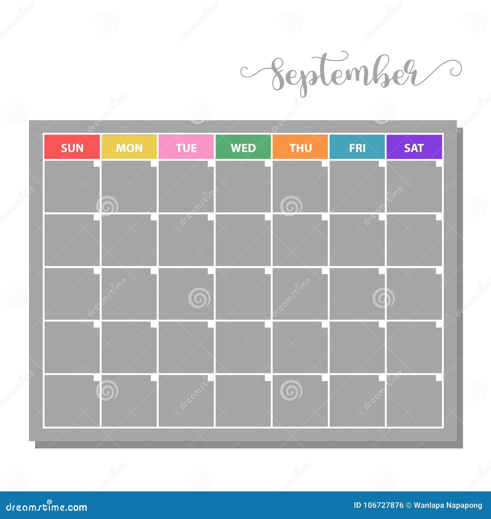 Basic vector calendar icon stock vector. Illustration of annual - 106727876