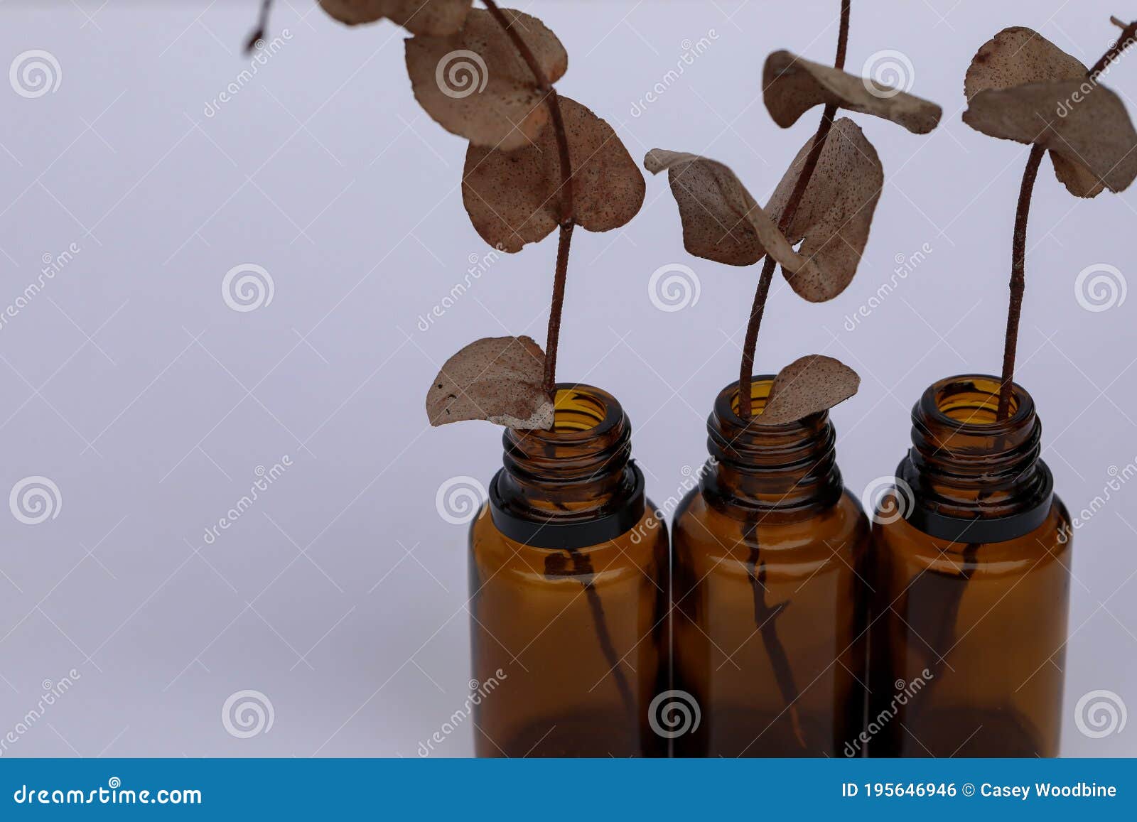 Basic White Background Image Featuring Small Isolated Amber Glass Vials ...