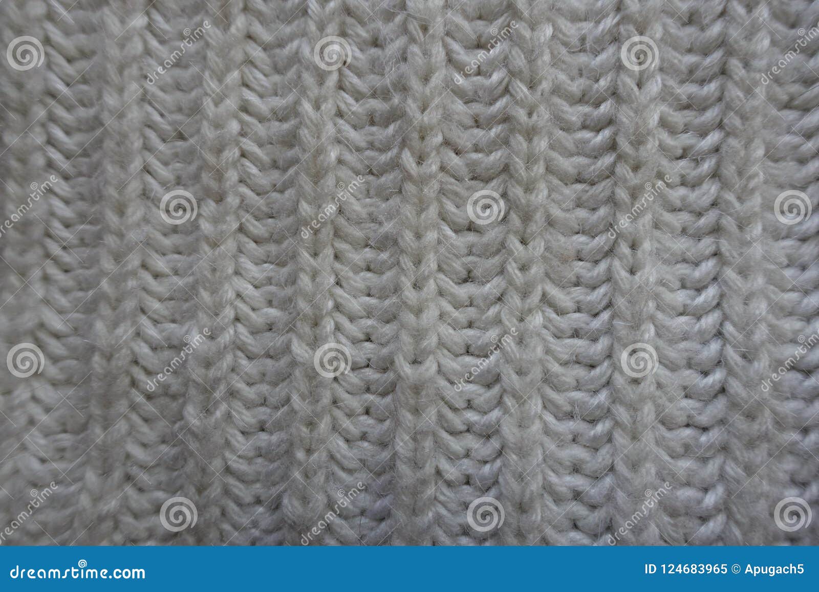 Basic White Knitted Fabric With Rib Stitch Pattern Royalty-Free Stock ...