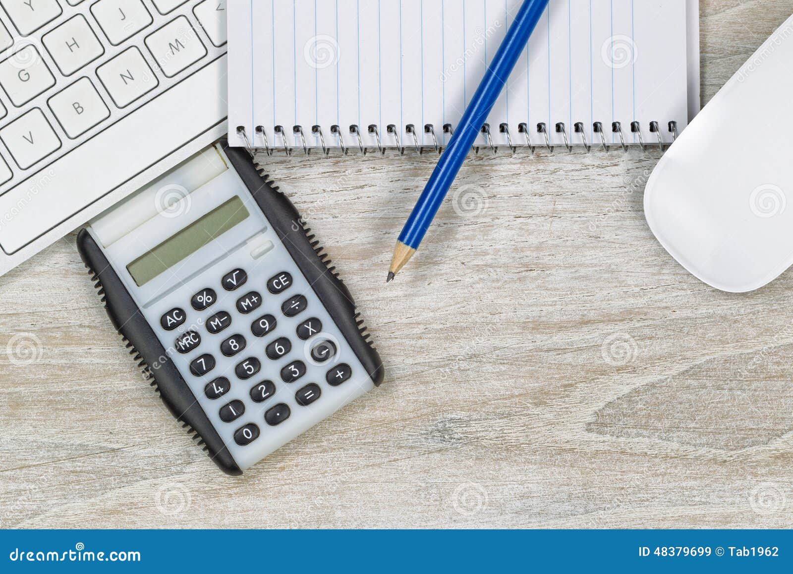 Basic Working Desktop stock image. Image of desktop, overhead - 48379699