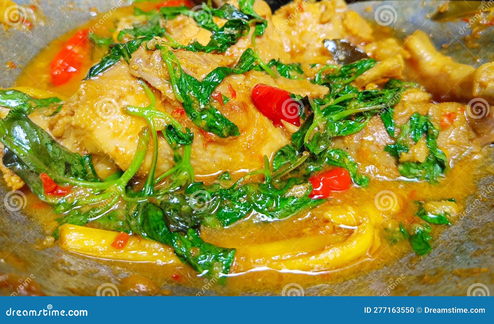 Basil chicken wings stock photo. Image of wing, basil - 277163550