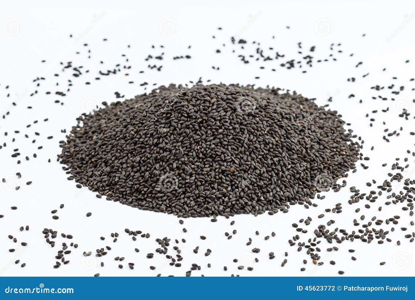 Basil seed stock photo. Image of background, basilicum - 45623772