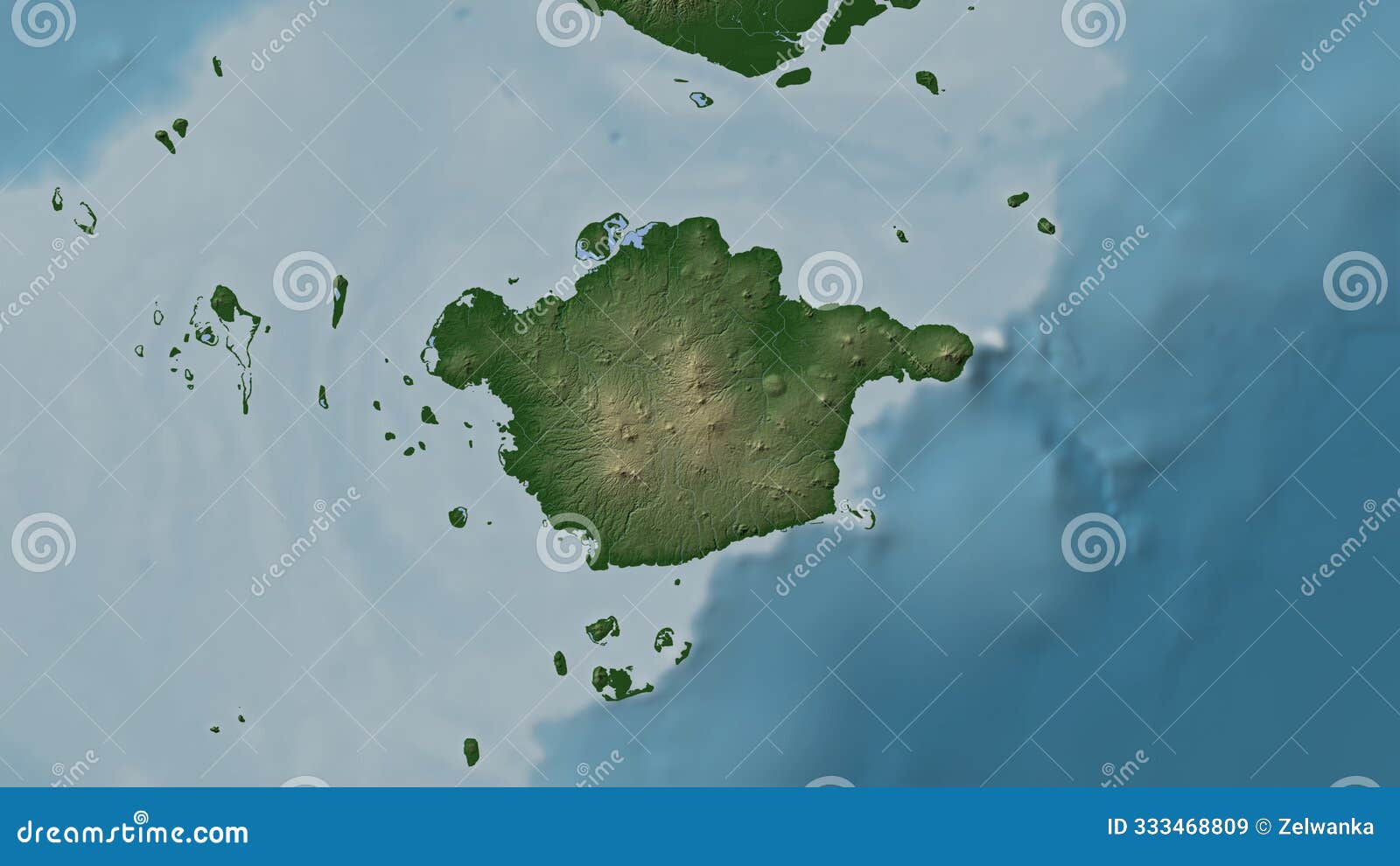 Basilan Island Southeast Asia, Republic Of The Philippines Map Vector ...