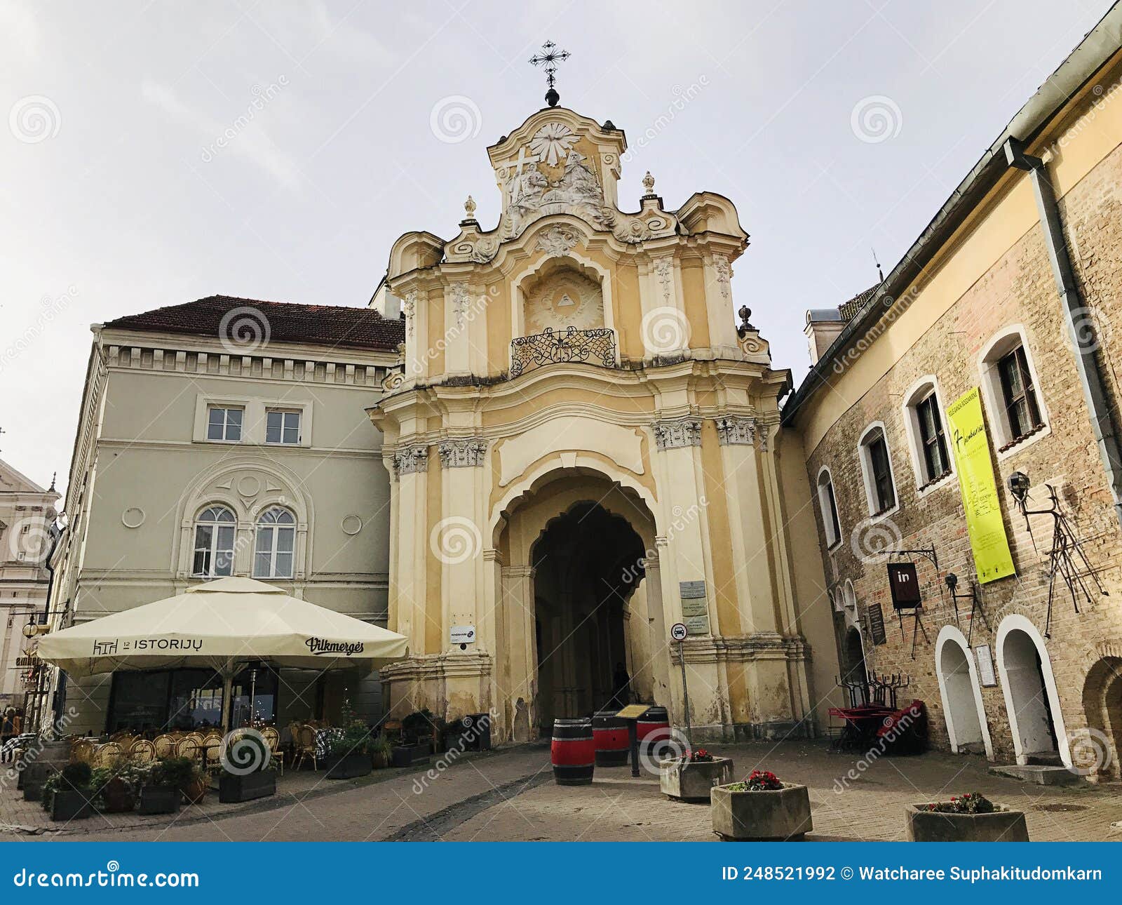 He Basilian Gate of Monastery of the Holy Trinity in Vilnius, Lithuania ...