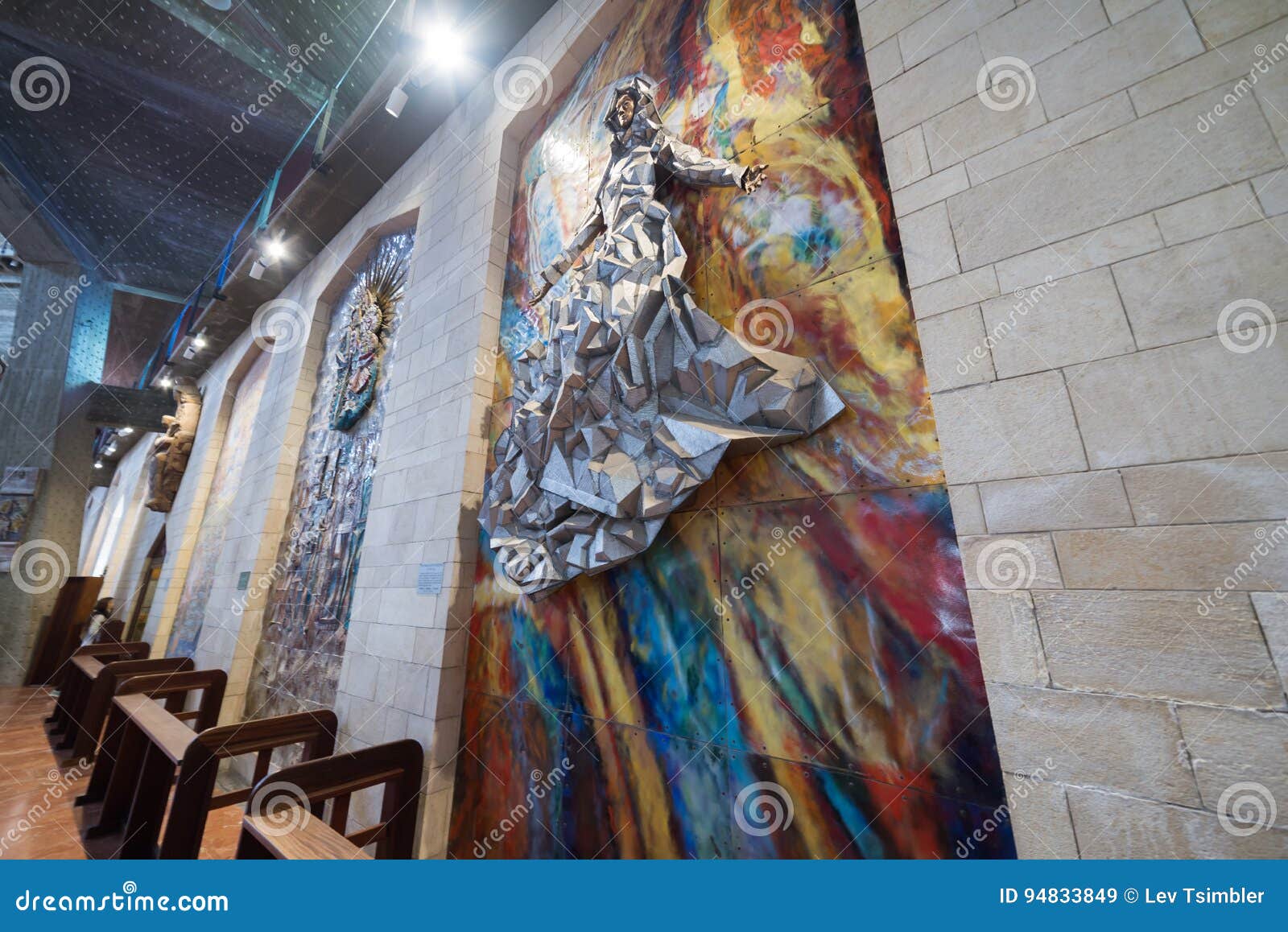 Basilica of the Annunciation in Nazareth Editorial Stock Image - Image ...