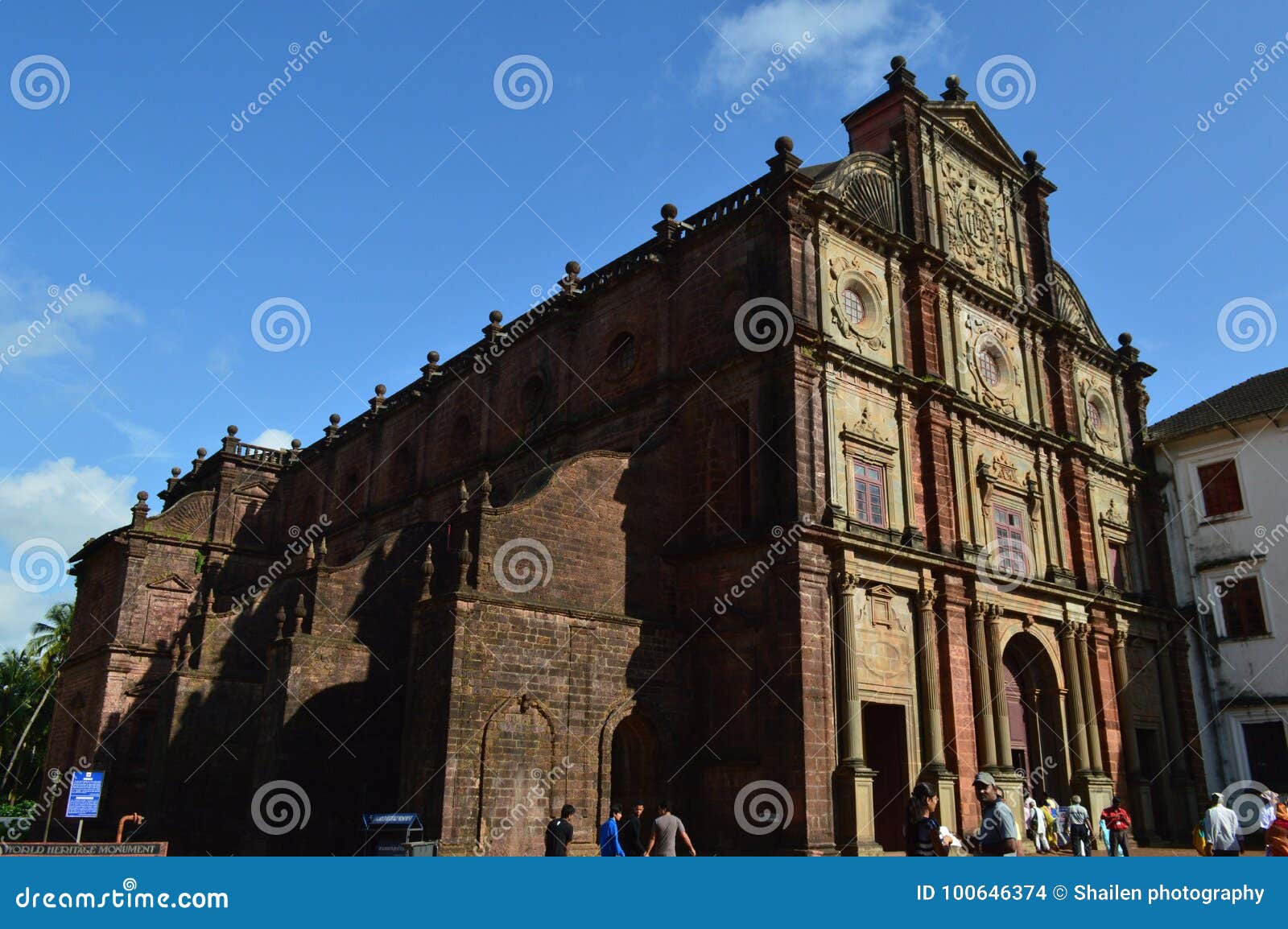 Basilica of Bom Jesus, Goa stock photo. Image of aguada - 100646374