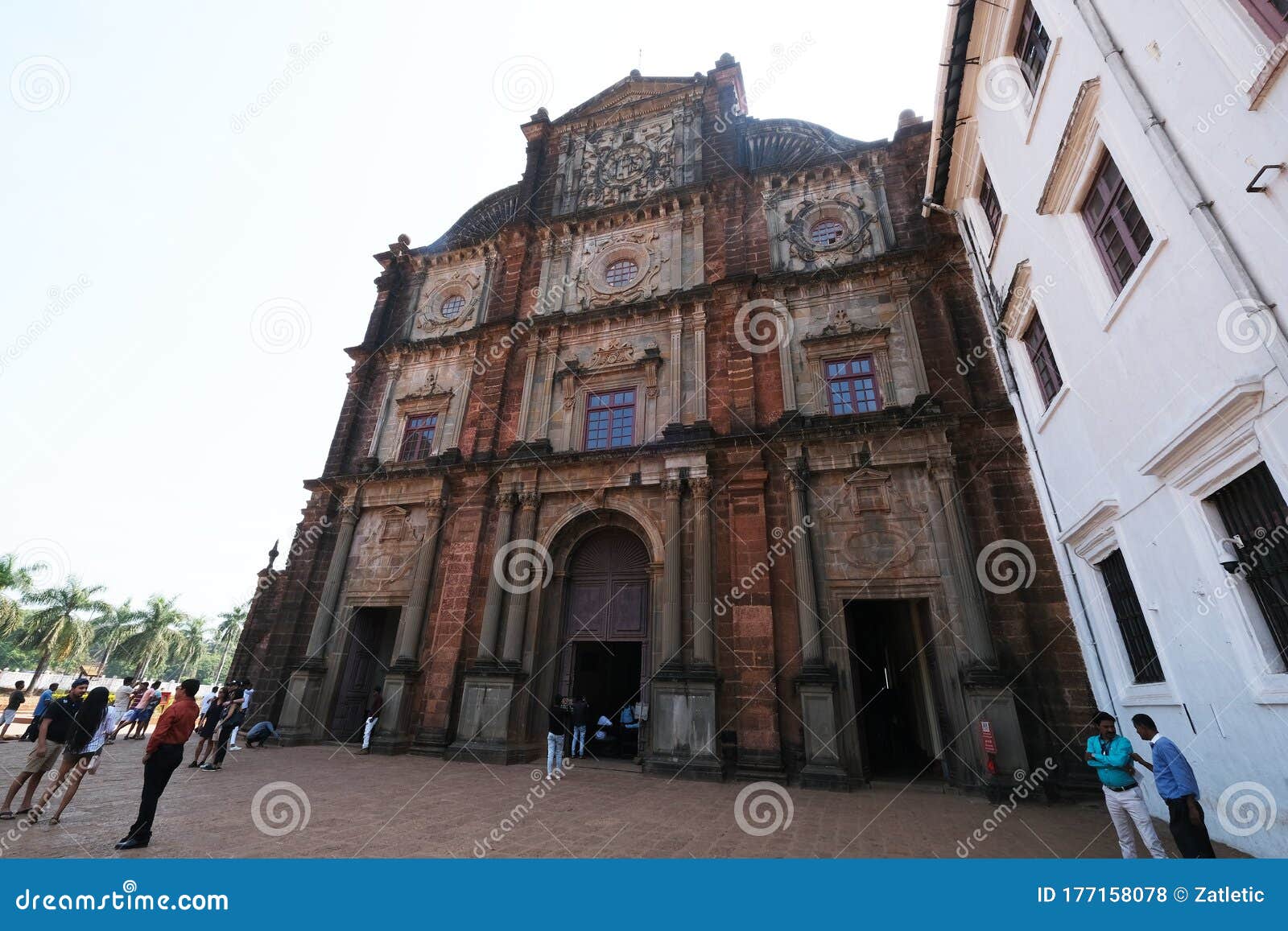 Goa Velha, Goa, India. Altar Of Our Lady Of Pilar Church. Fr. Agnel S ...