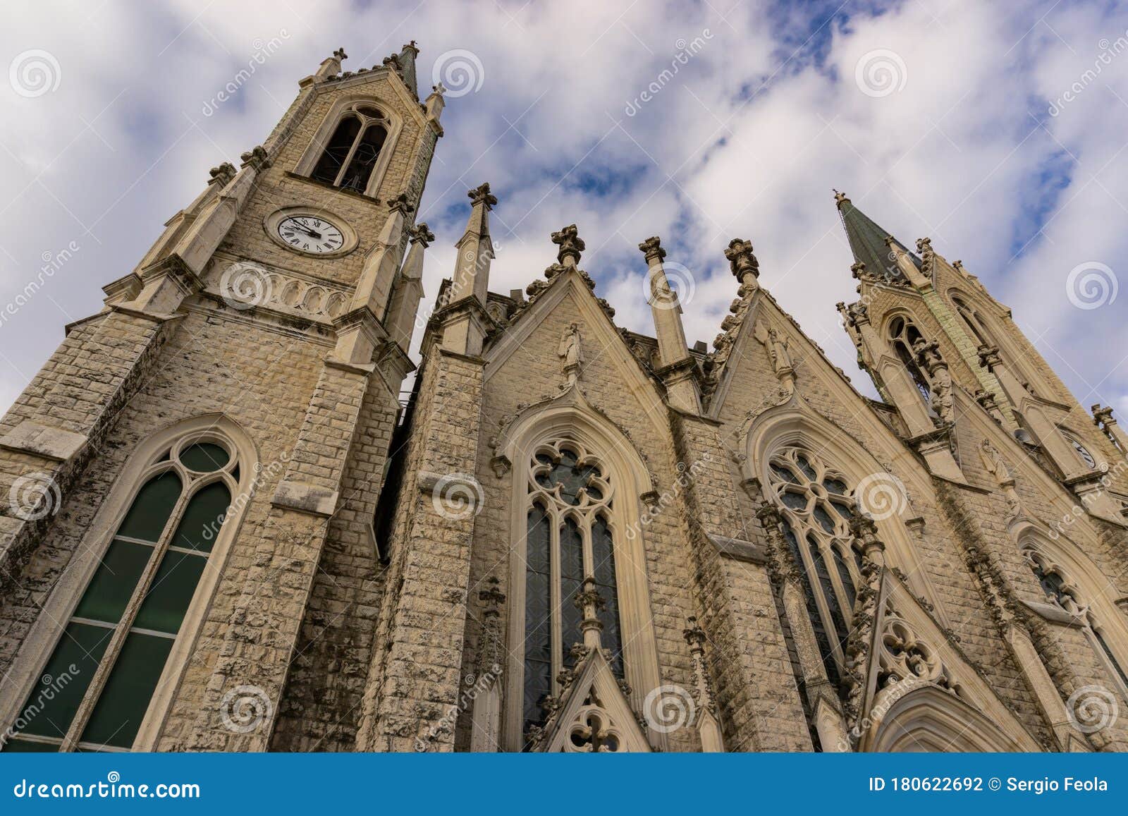 Basilica of Castelpetroso stock photo. Image of molise - 180622692