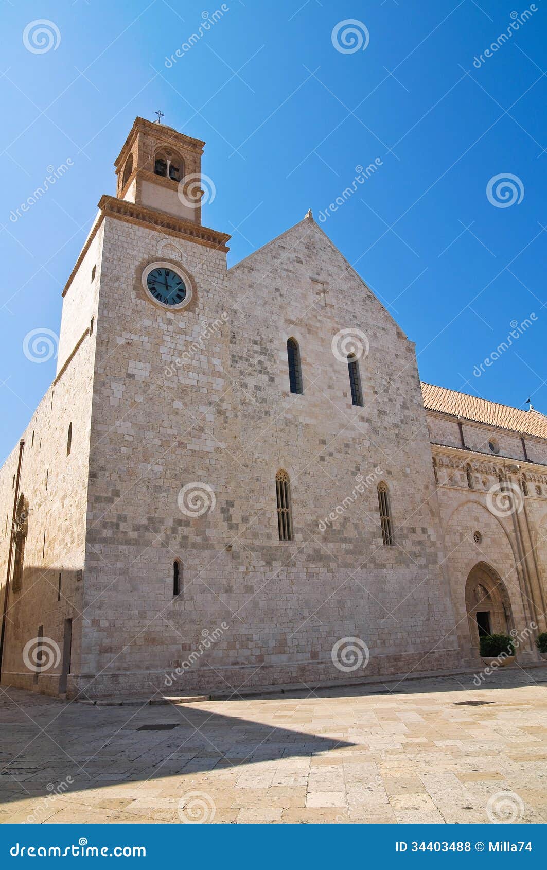 Basilica Cathedral of Conversano. Puglia. Italy Stock Photo - Image of ...