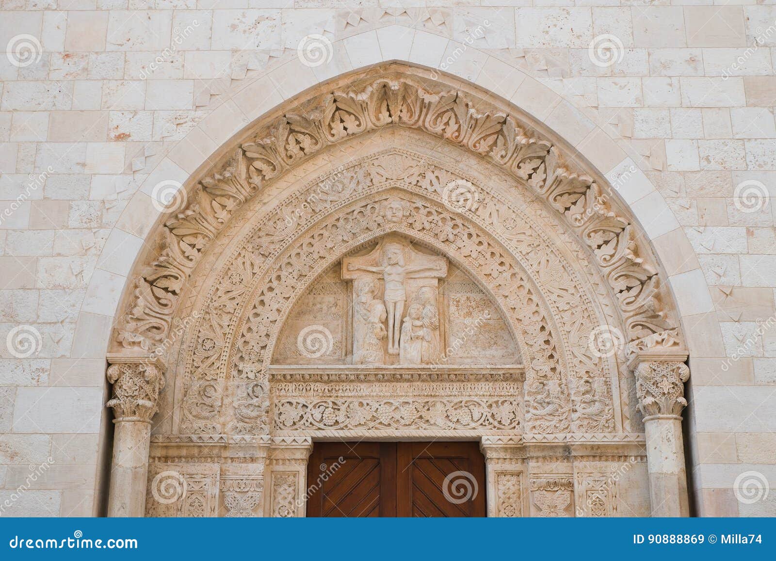 Basilica Cathedral of Conversano. Puglia. Italy Stock Image - Image of ...