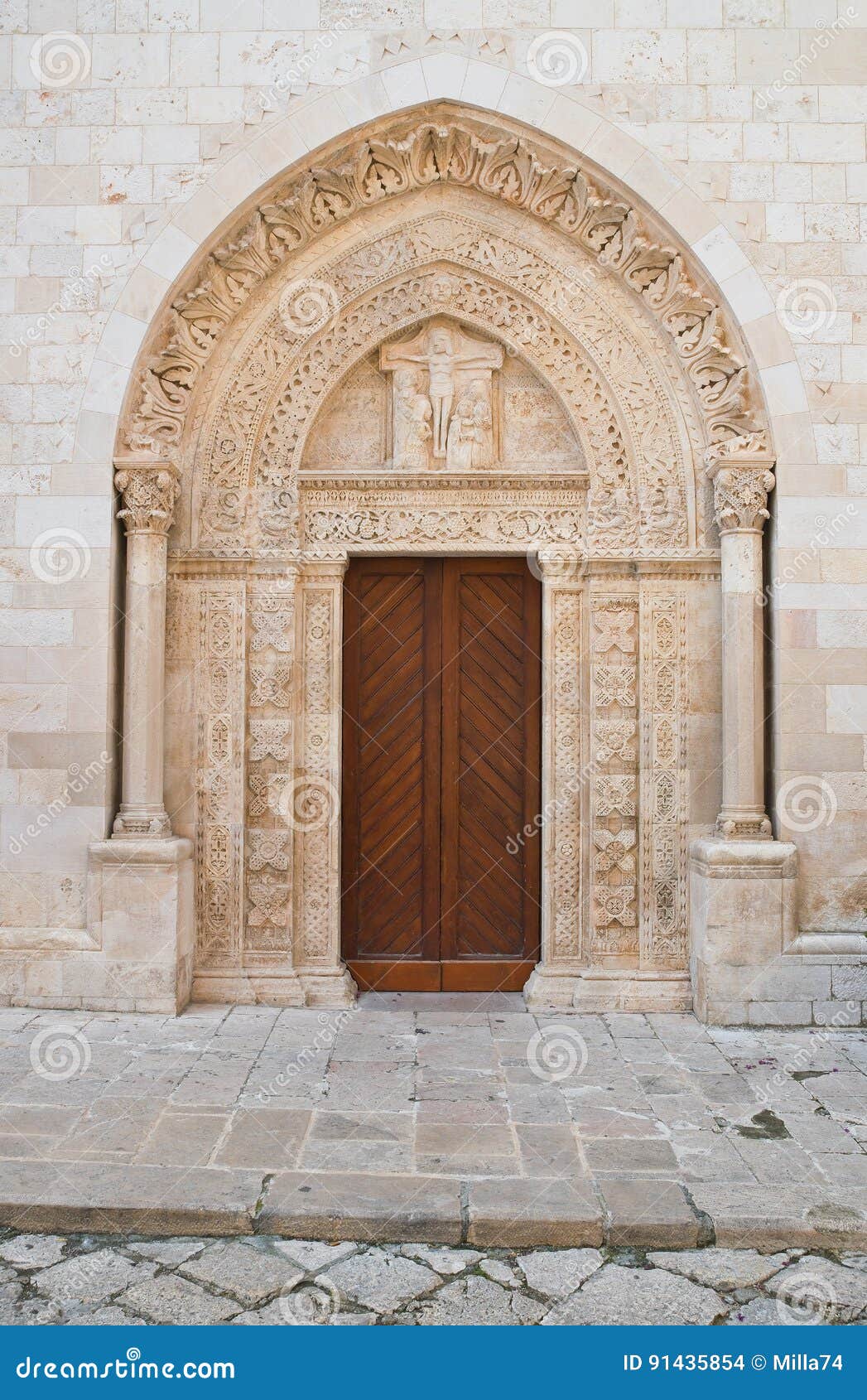 Basilica Cathedral of Conversano. Puglia. Italy Stock Photo - Image of ...