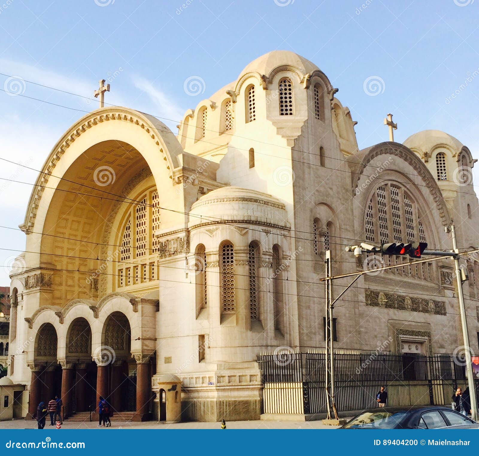 Basilica Church in Heliopolis Editorial Image - Image of arch, cross ...