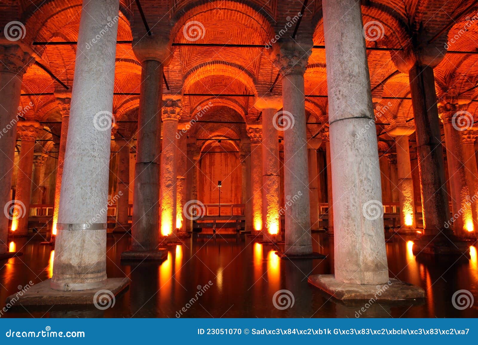 Basilica Cistern in Istanbul Stock Photo - Image of marble, byzantine ...