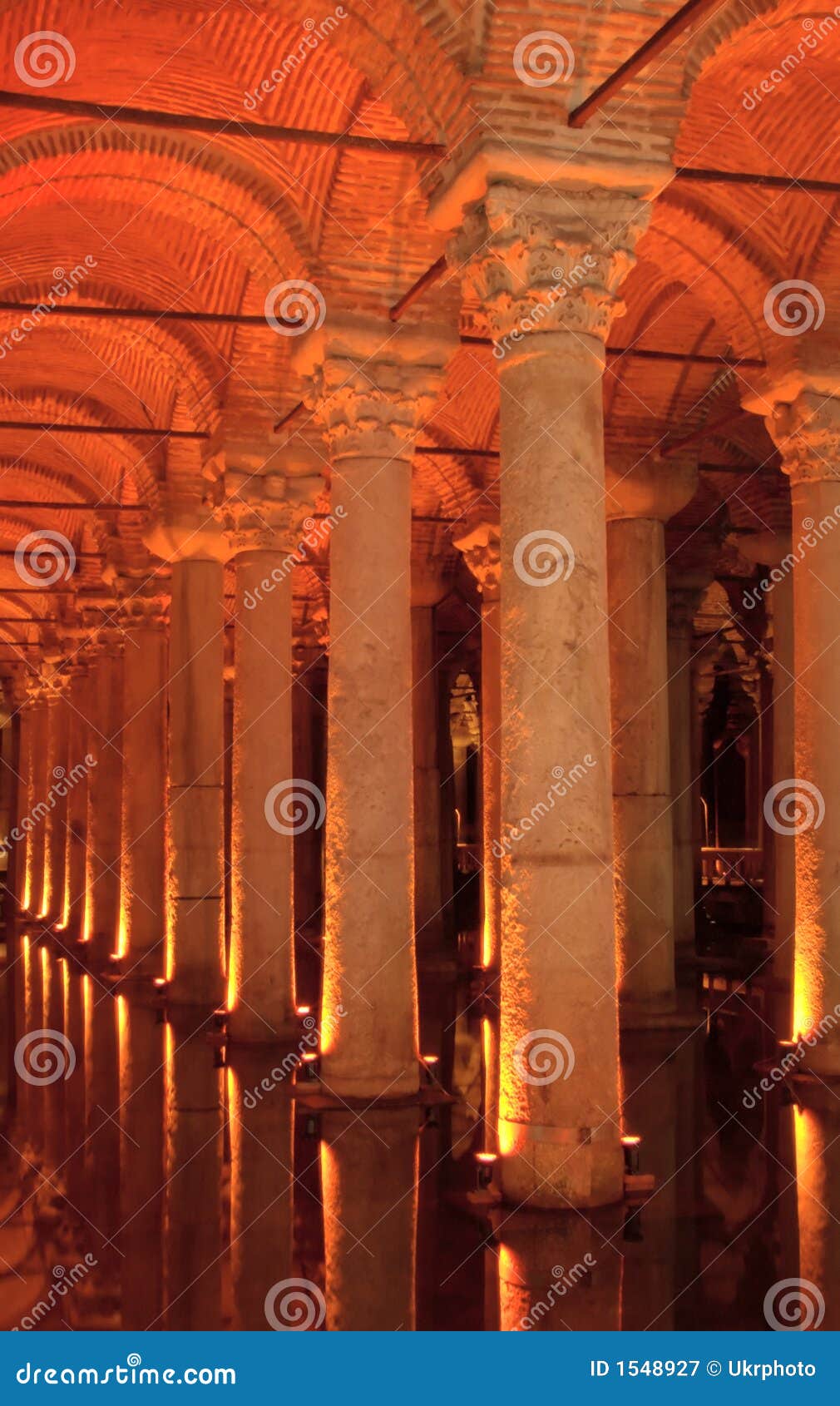Basilica Cistern, Istanbul, Turkey Stock Image - Image of city, cistern ...