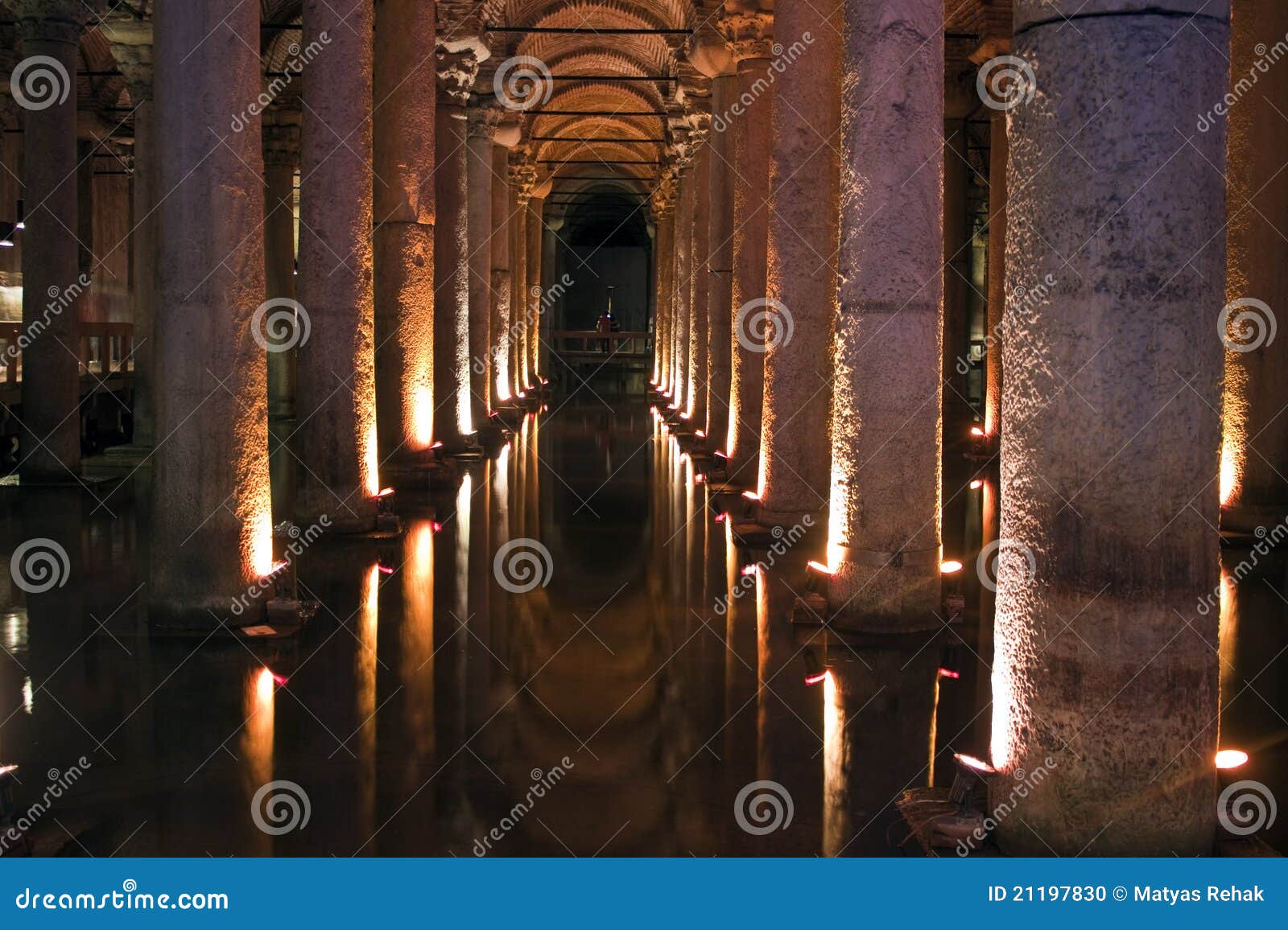 Basilica Cistern in Istanbul, Turkey Stock Photo - Image of light ...