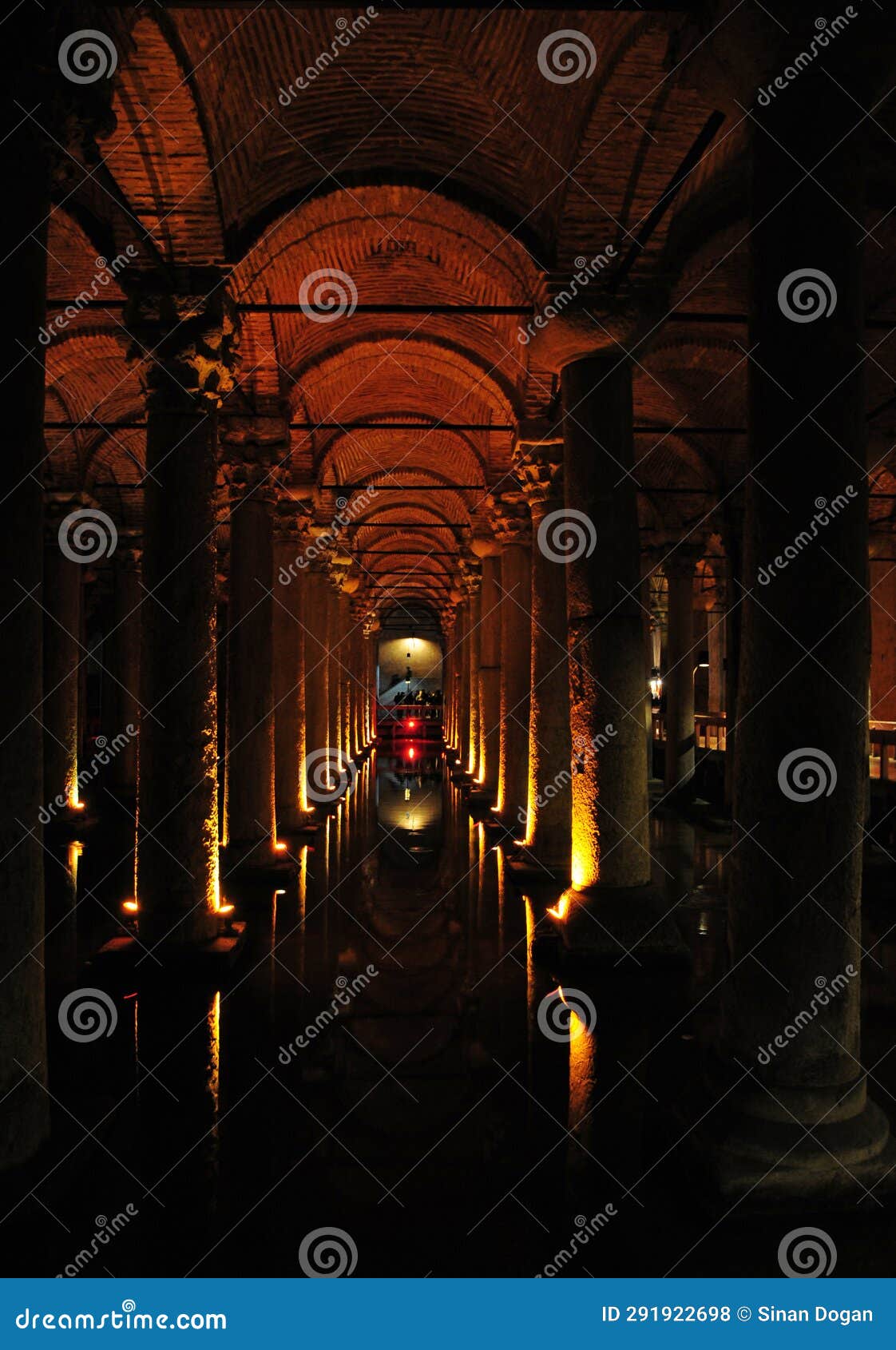 Basilica Cistern stock photo. Image of column, temple - 291922698