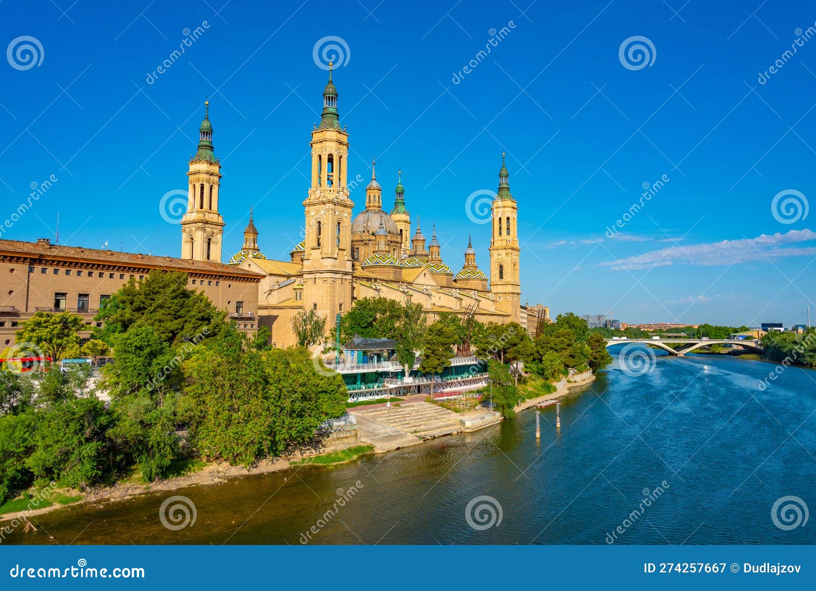 Basilica De Nuestra Senora De Pilar in Zaragoza, Spain Stock Image ...