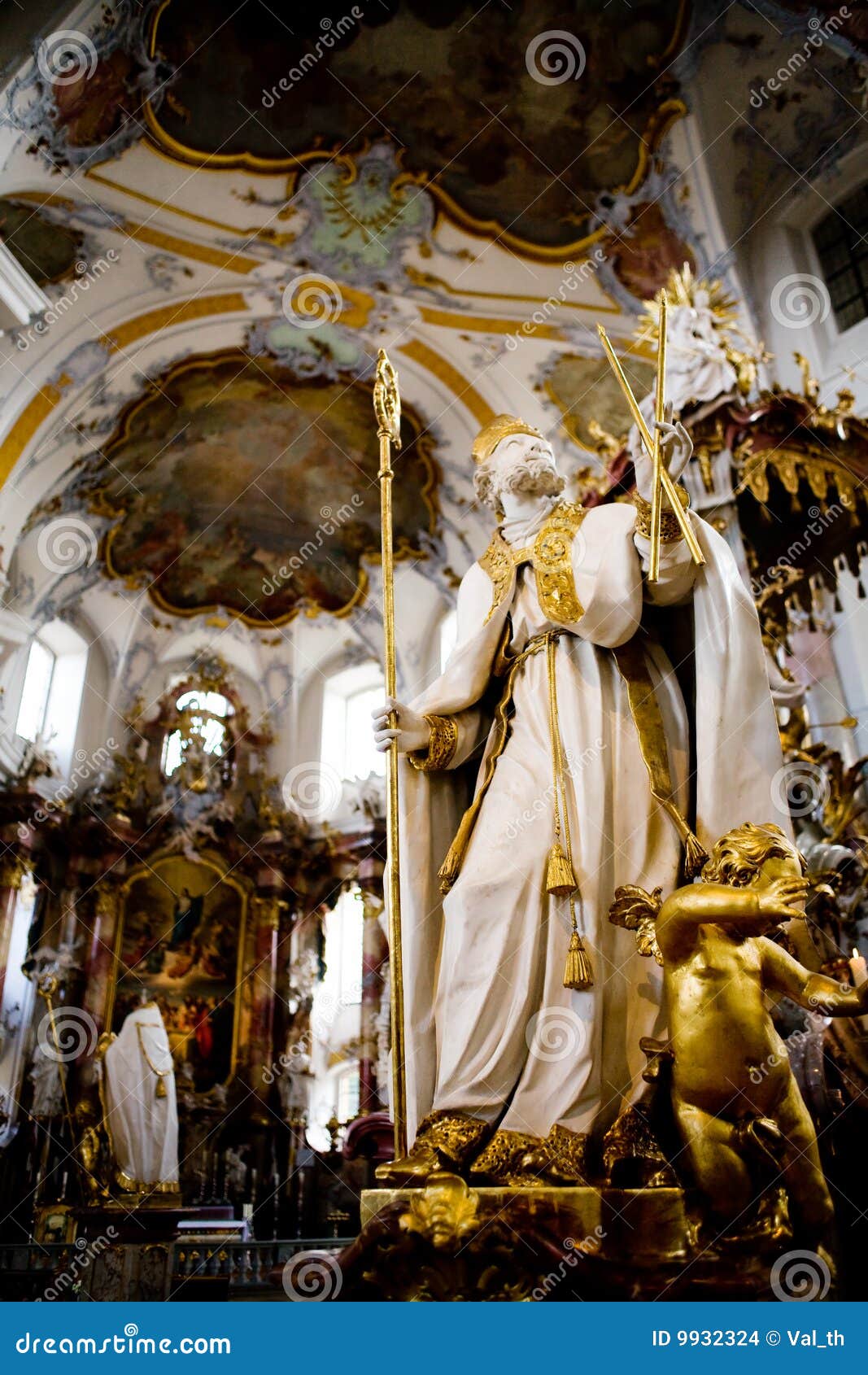 Basilica of the Fourteen Holy Helpers Stock Photo - Image of christian ...