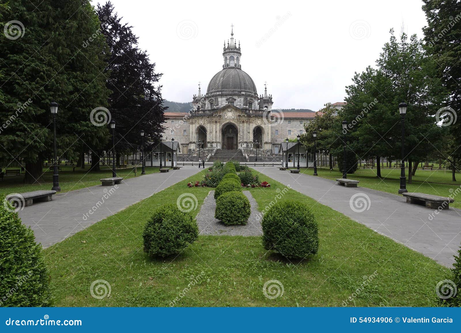 Basilica of Loiola in Azpeitia (Spain) Stock Photo - Image of famous ...