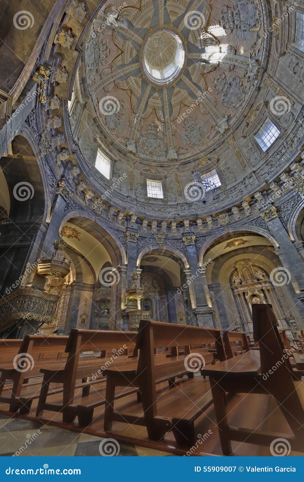 Basilica of Loiola in Azpeitia (Spain) Stock Image - Image of church ...