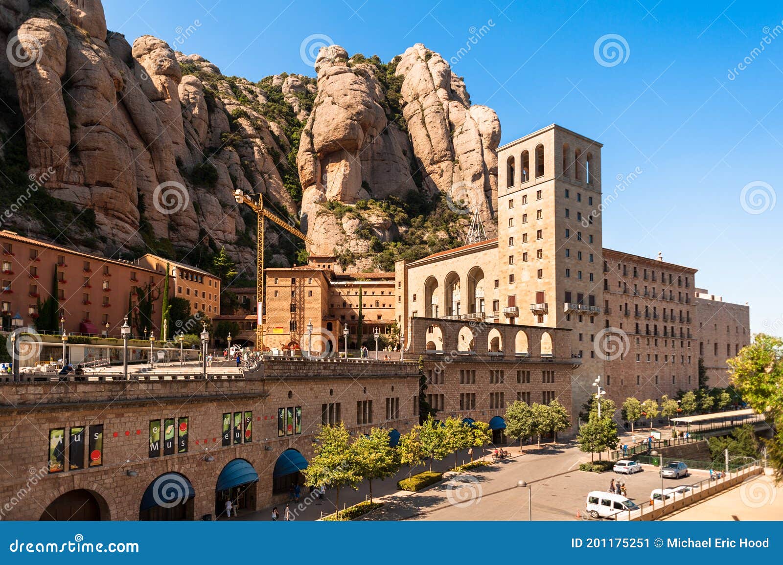 Basilica at Montserrat editorial photo. Image of abbey - 201175251