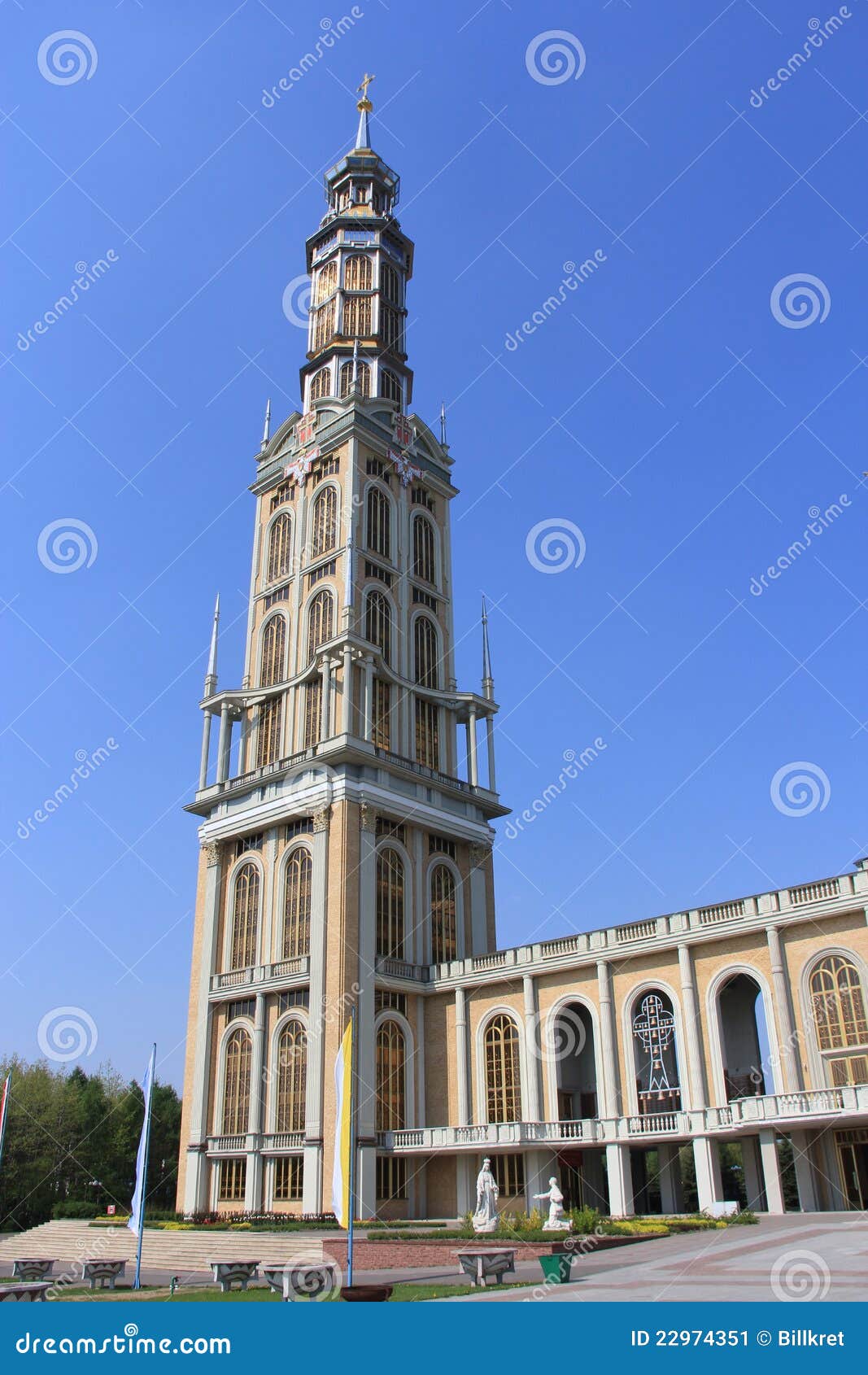 The Basilica of Our Lady of Lichen in Poland Editorial Photo - Image of ...