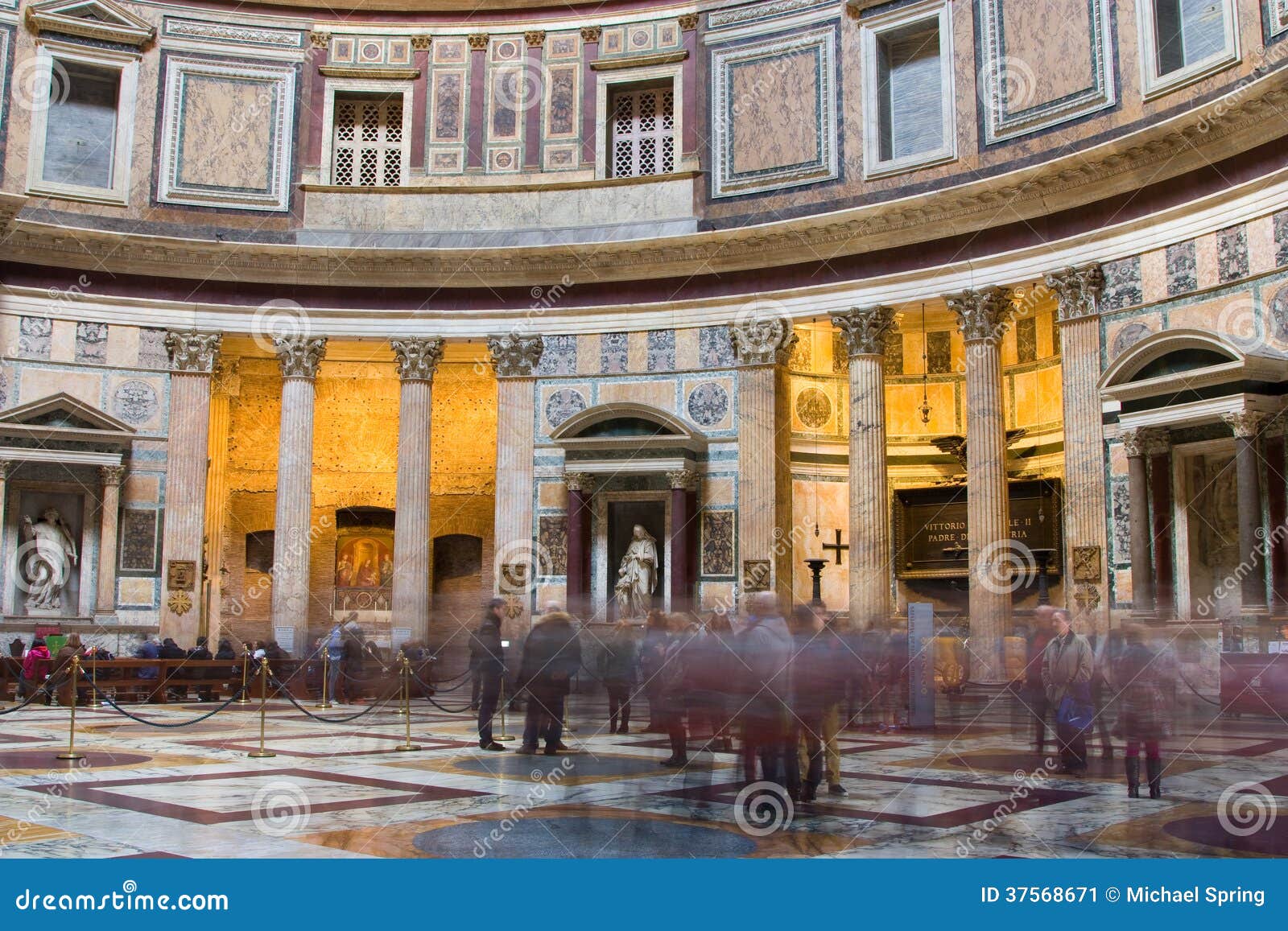 Basilica Pantheon Santa Maria, Rome. Editorial Photo - Image of dome ...