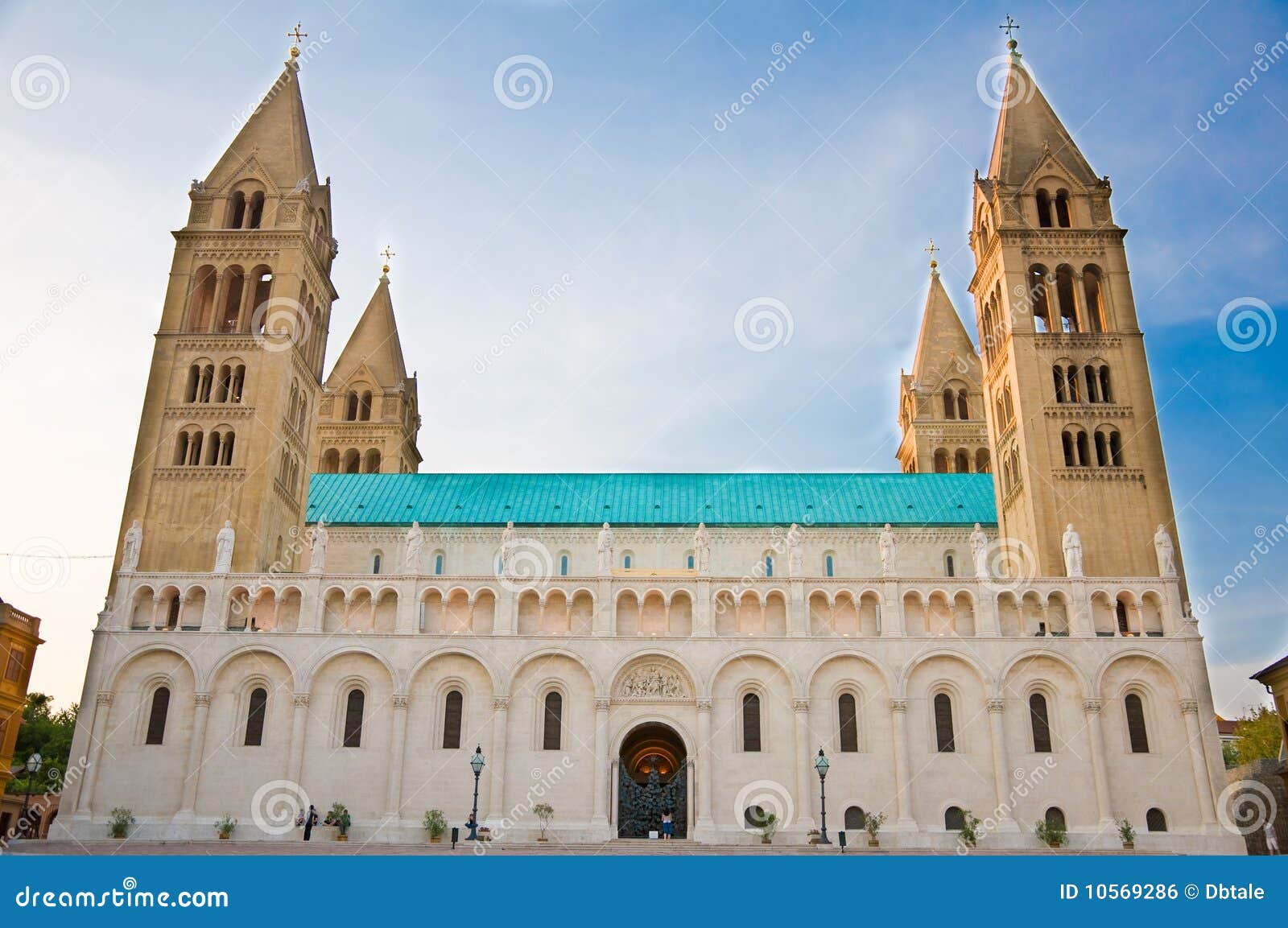 Basilica of Pecs, Hungary stock photo. Image of culture - 10569286