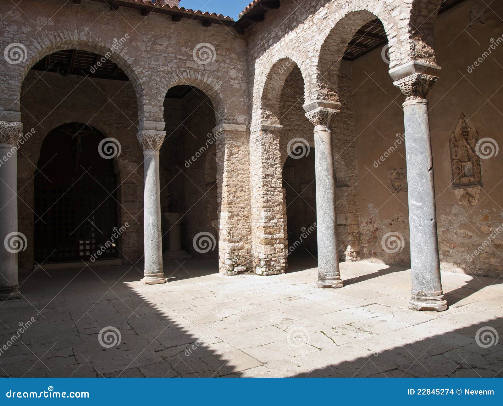 Basilica in Porec stock photo. Image of architecture - 22845274