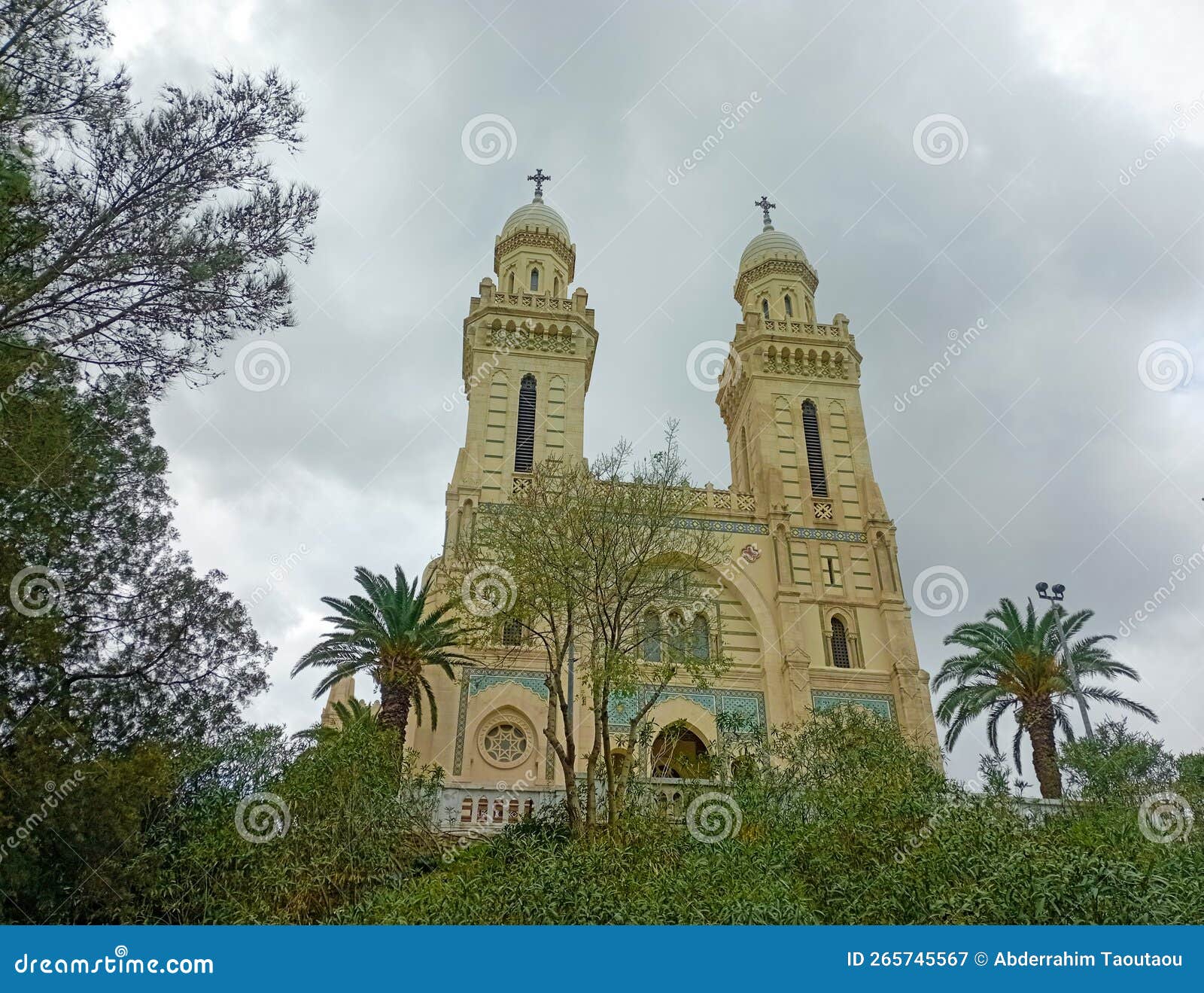 Basilica of Saint Augustine in Annaba Algeria Stock Image - Image of ...