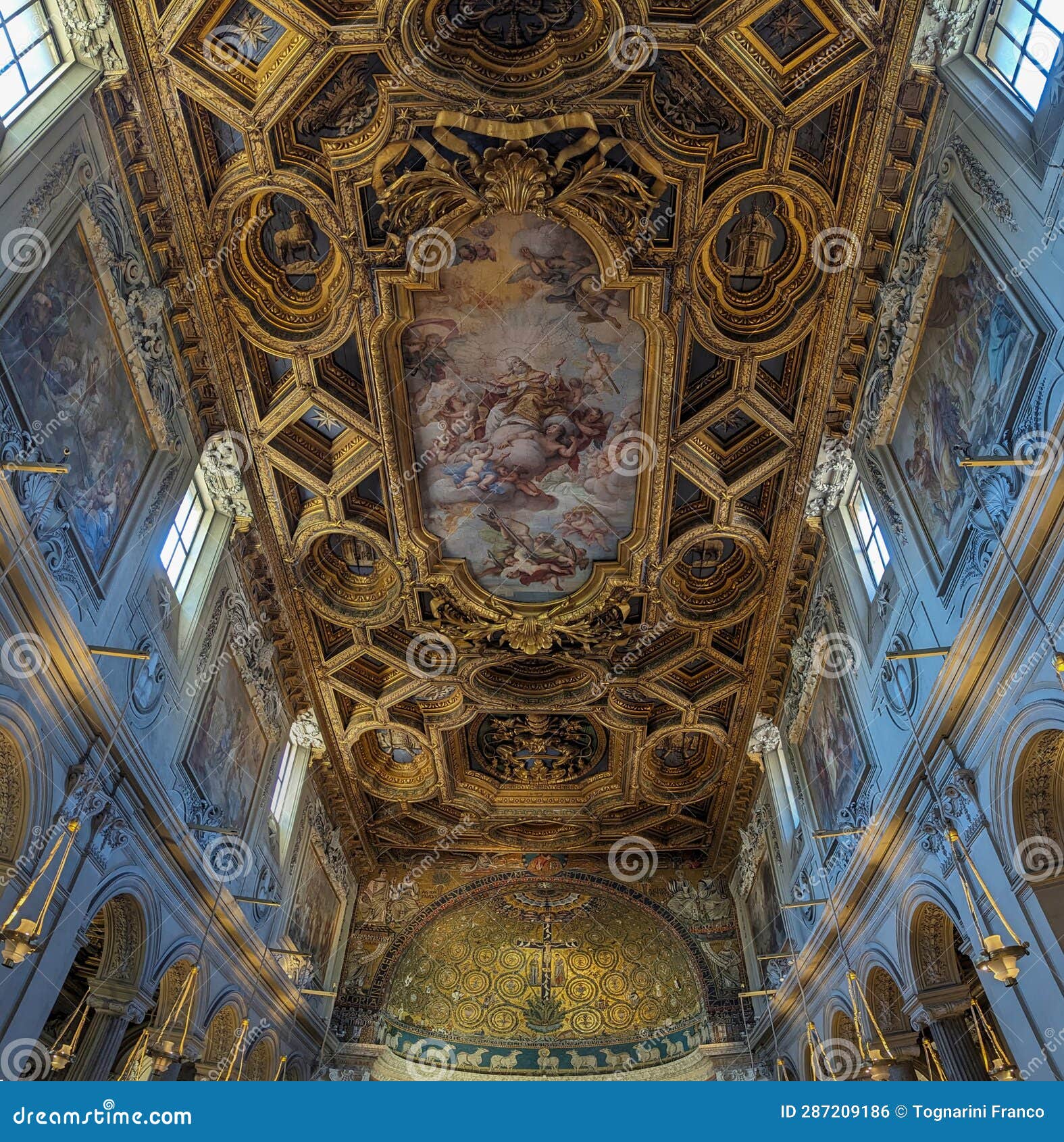 Basilica of San Clemente Al Laterano,Celio, Rome, Italy Editorial Photo ...