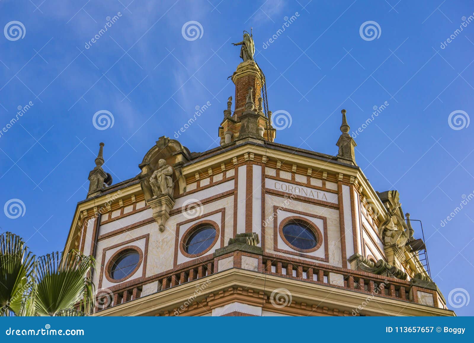 Basilica of San Gervasio E Protasio in Rapallo, Italy Stock Image ...