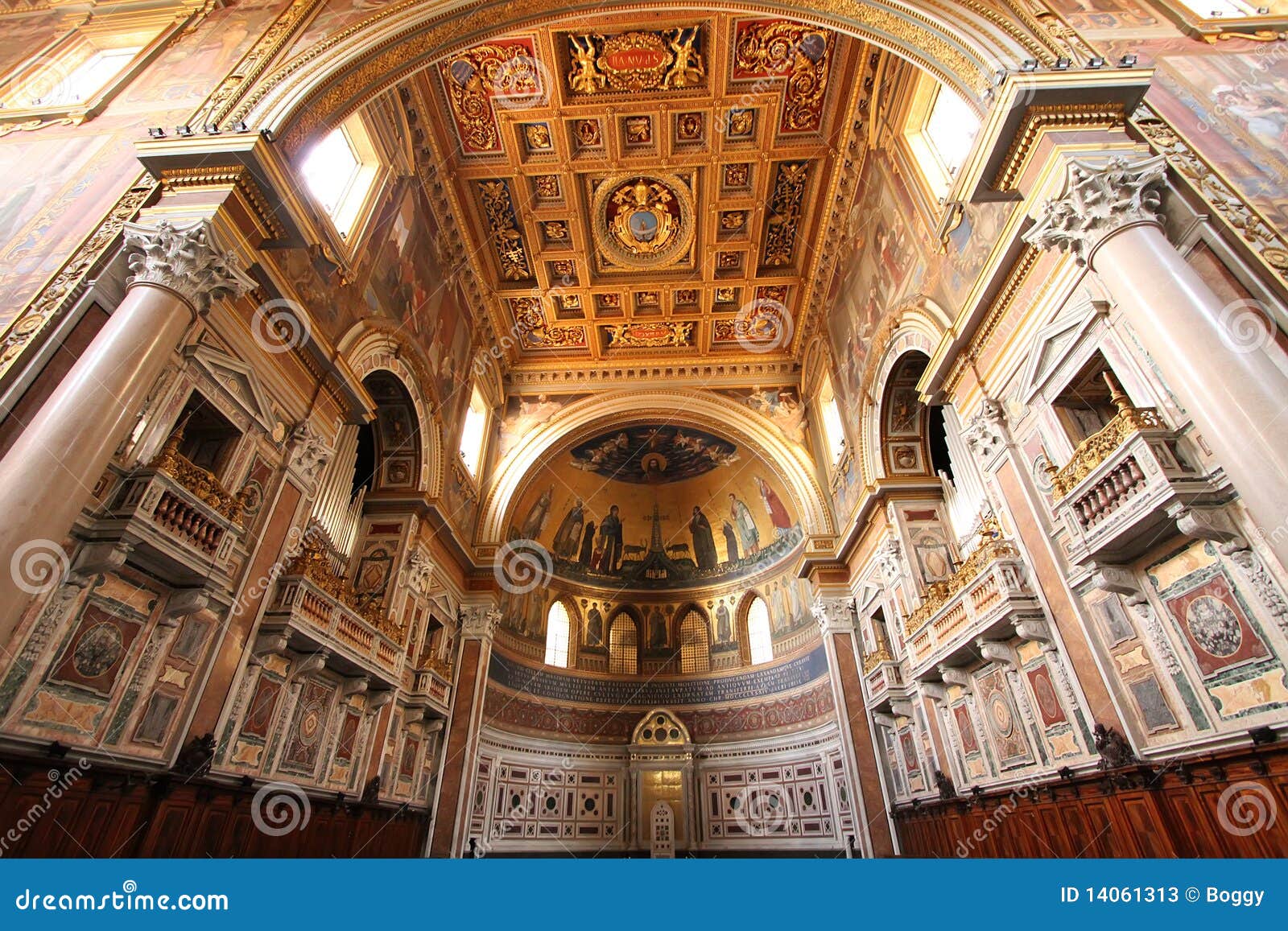 Basilica San Giovanni in Laterano, Rome Stock Image - Image of laterano ...