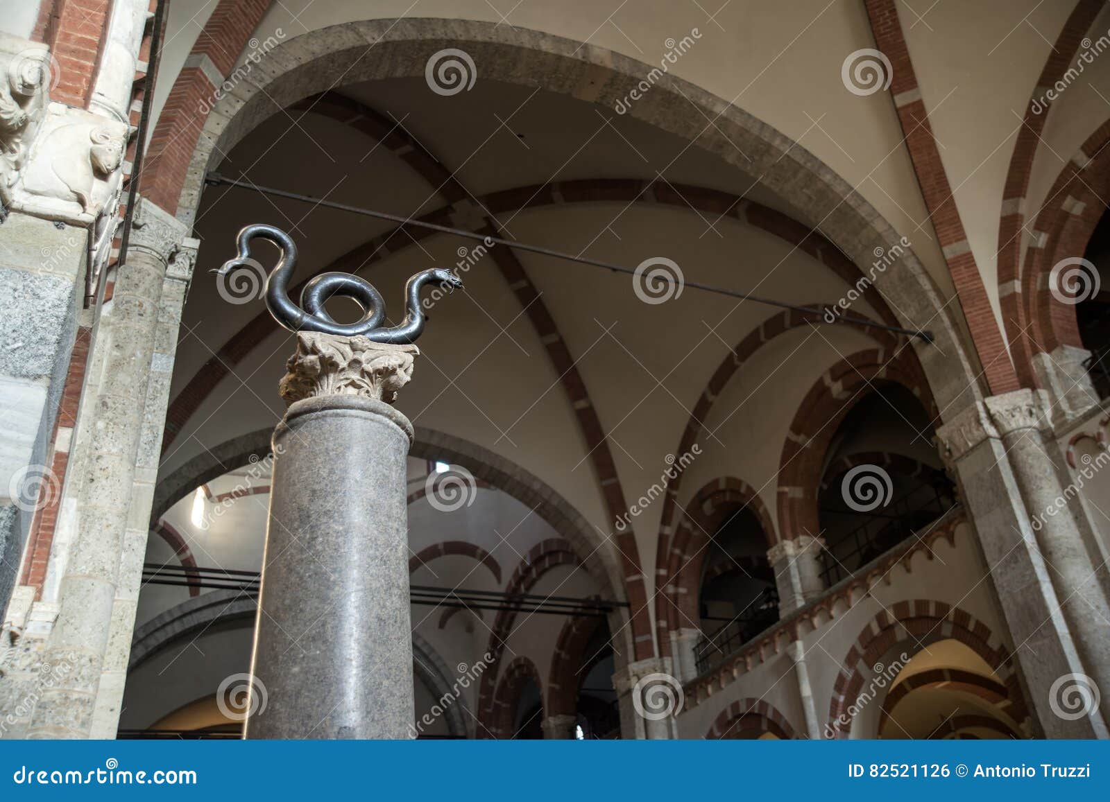 Snake Column On Sultanahmet Square. It Was Captured In The War Of The ...