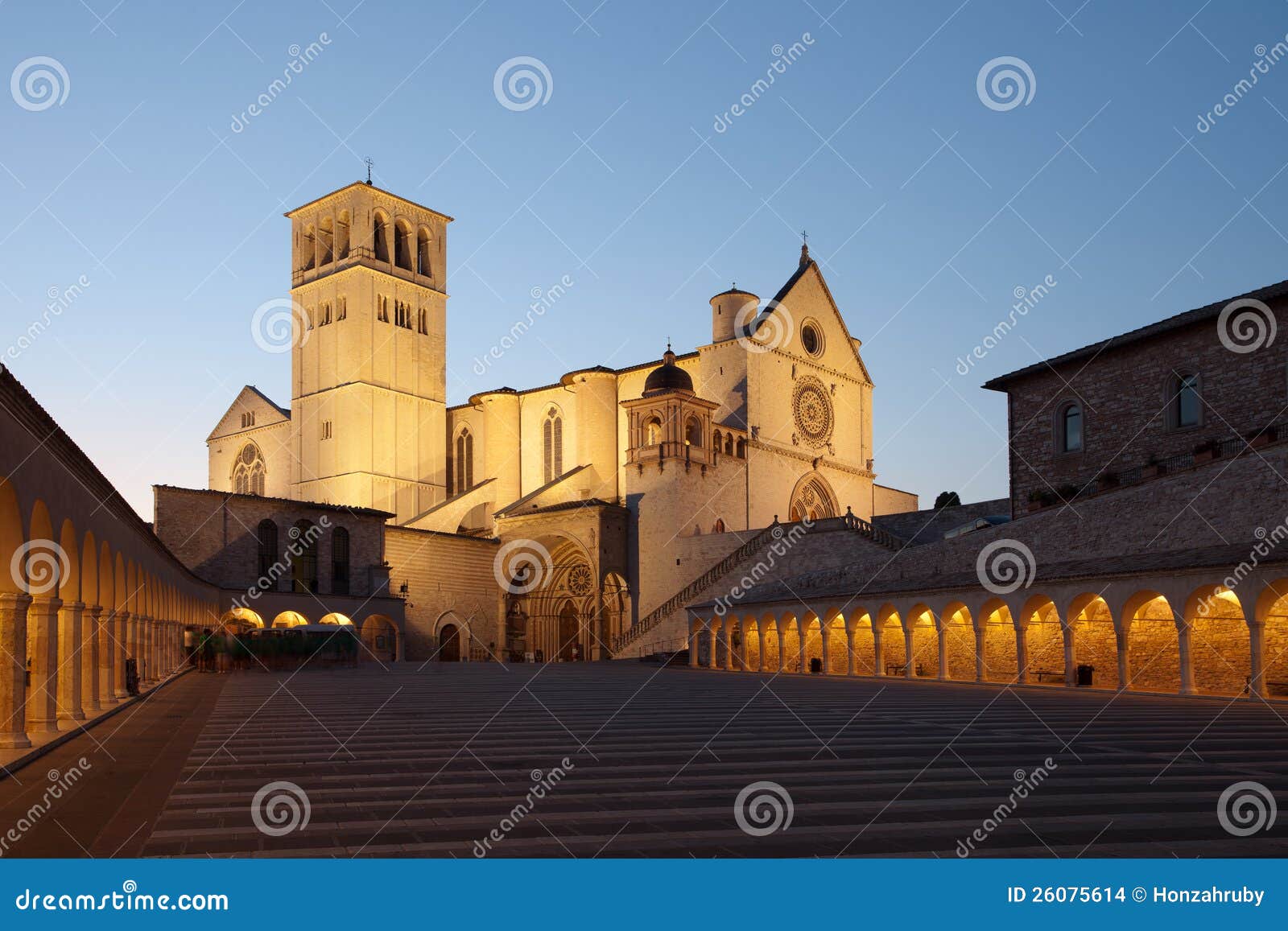 Basilica of St. Francis of Assisi Stock Photo - Image of city, catholic ...
