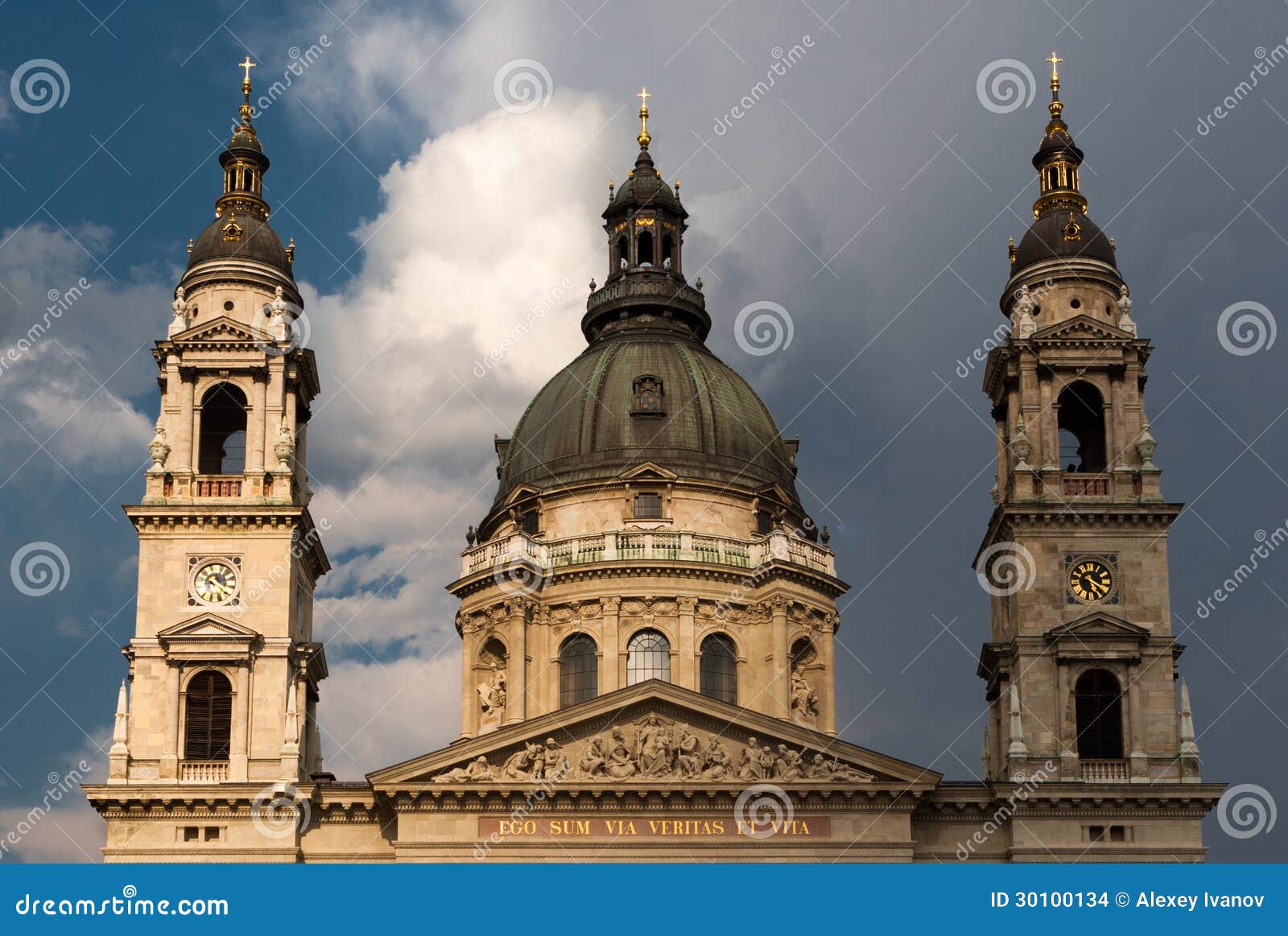 Basilica of St. Istvan in Budapest Stock Photo - Image of cities, built ...