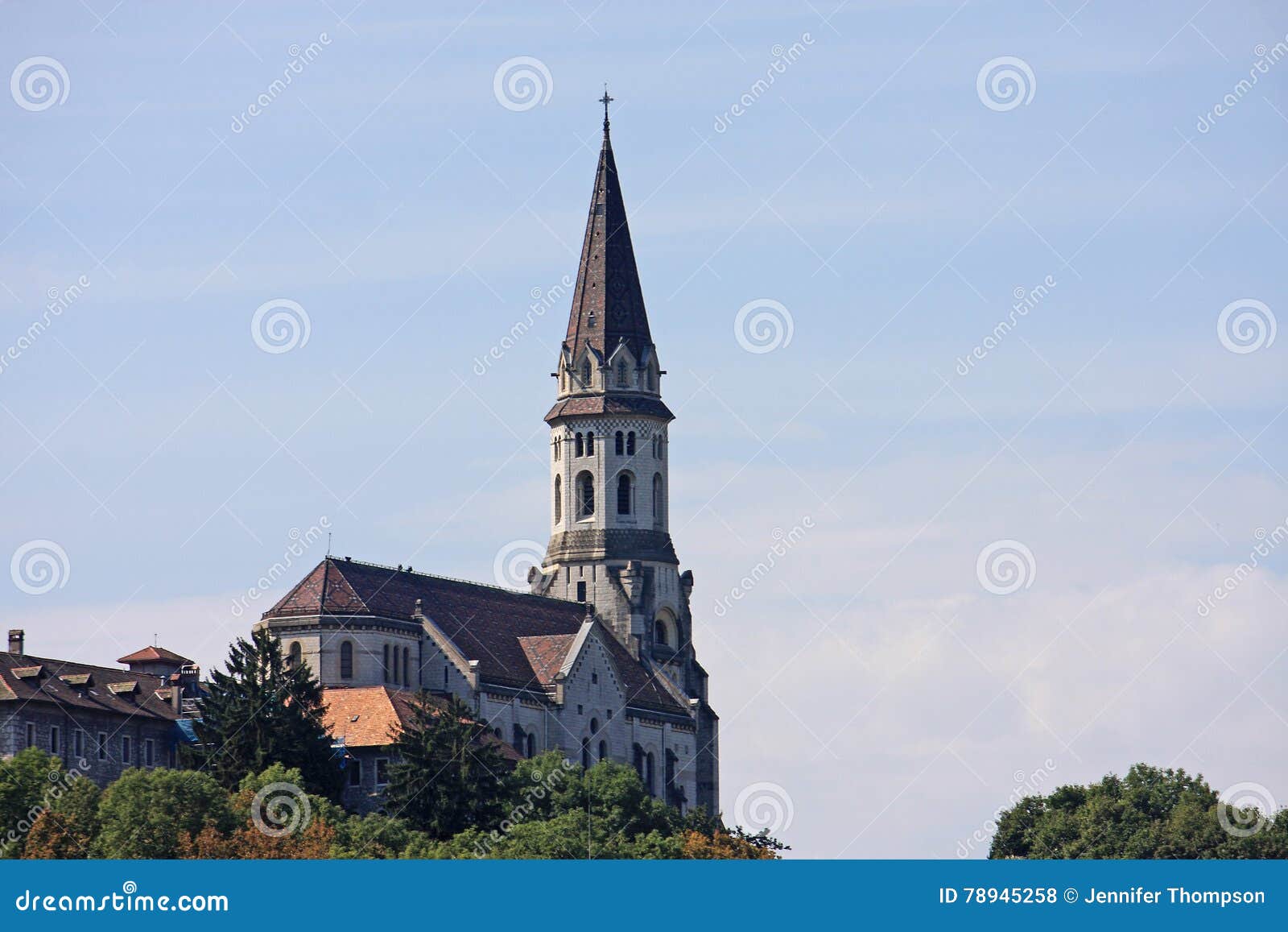 Basilica of the Visitation, Annecy Stock Photo - Image of annecy ...