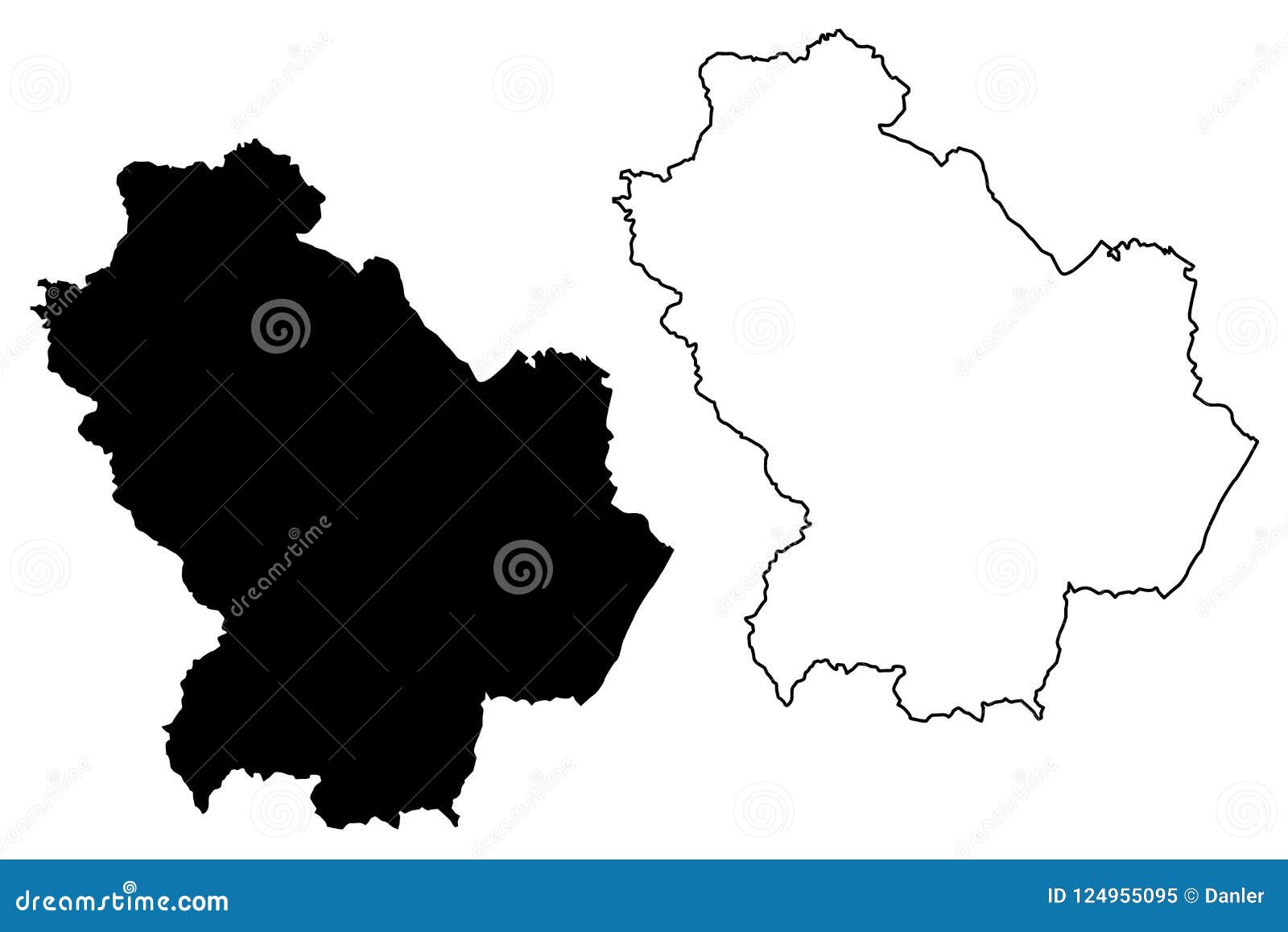 Basilicata map vector stock vector. Illustration of italian - 124955095