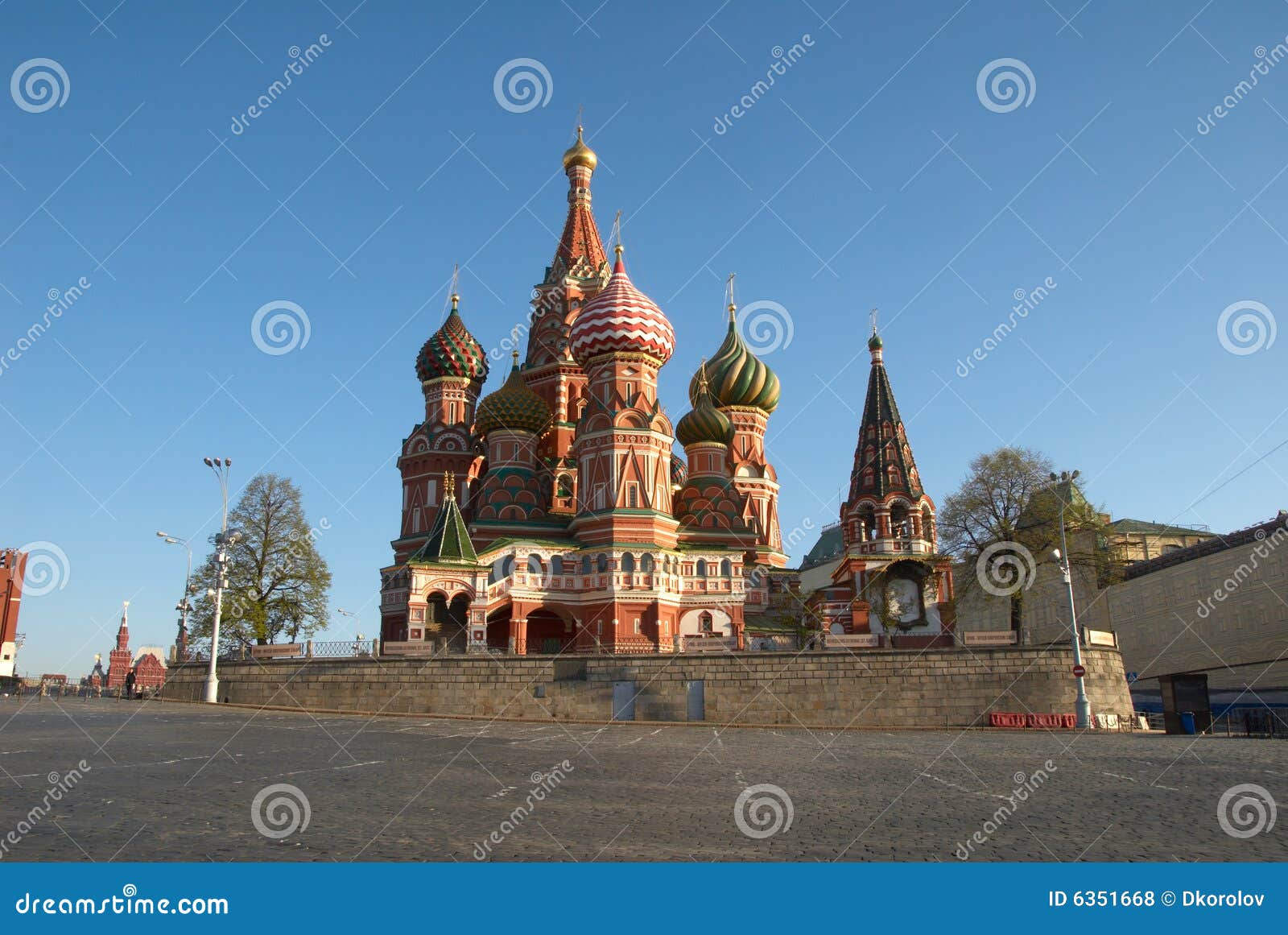 Basilico Della St Della Cattedrale a Mosca, Russia Fotografia Stock ...